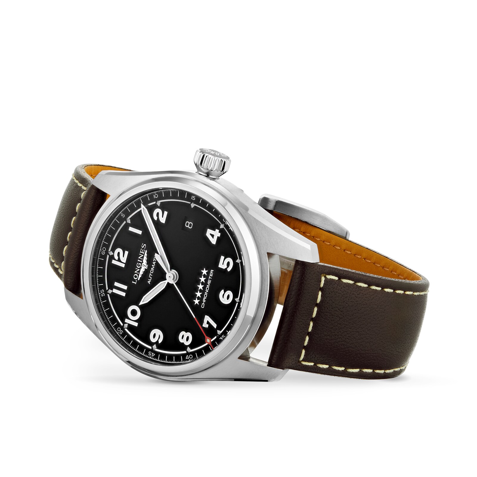 Longines Spirit 40mm Mens Watch L38104530 | Goldsmiths