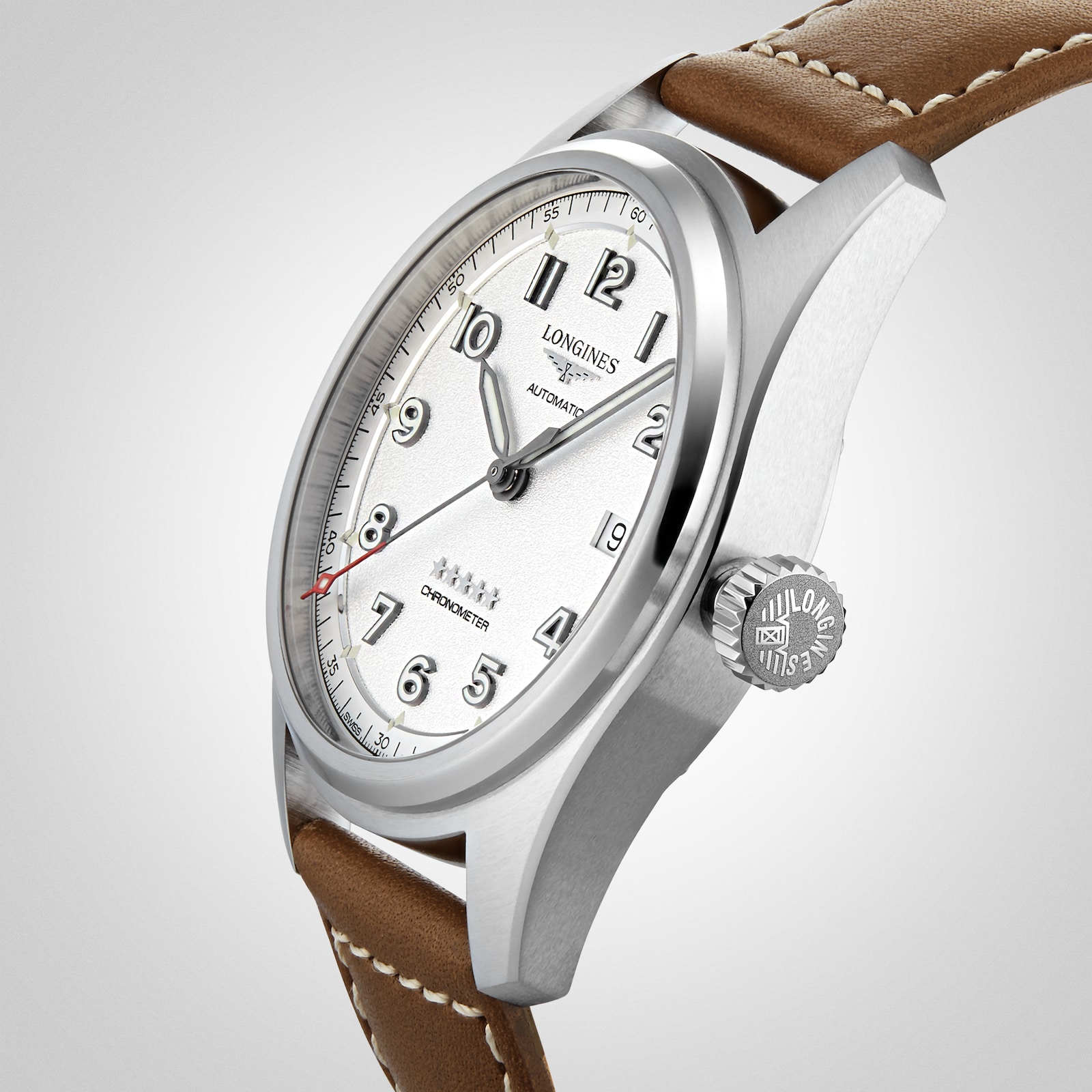 Longines Spirit 40mm Mens Watch L38104732 | Goldsmiths