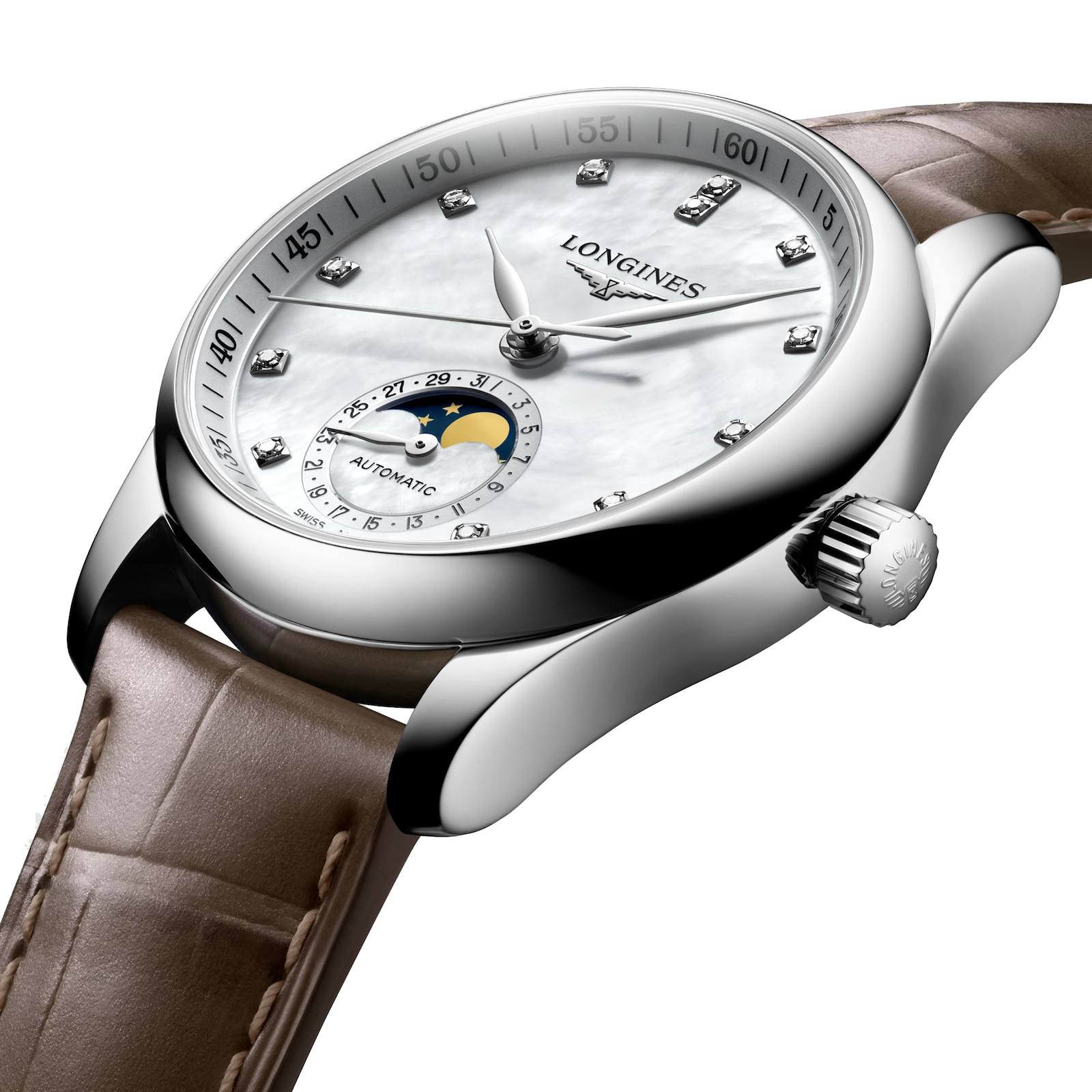 Longines Master Collection Ladies 34mm Watch L24094874 | Goldsmiths