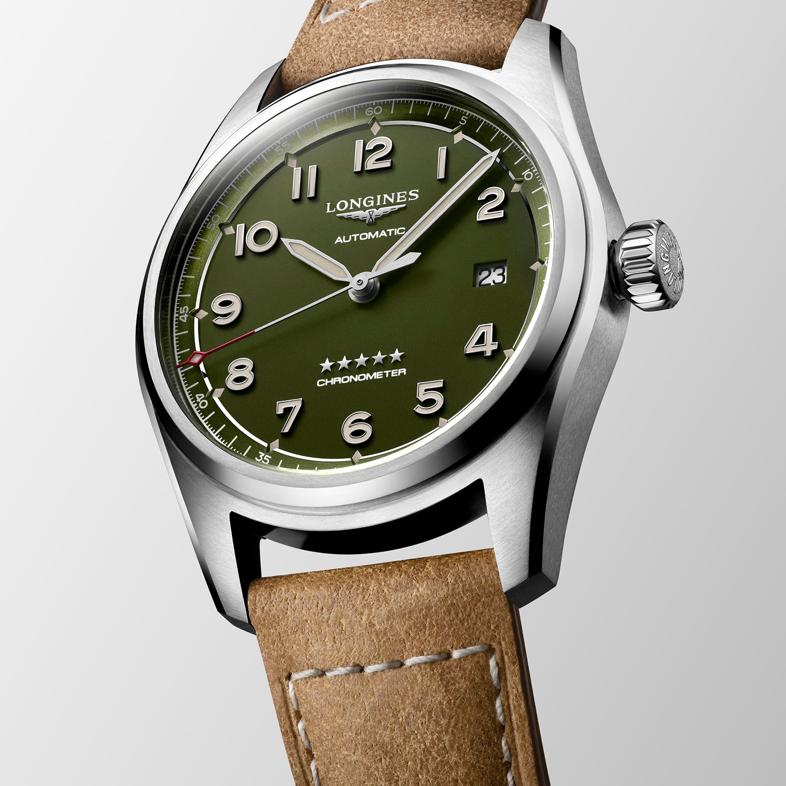 Longines Spirit 40mm Mens Watch L38104032 | Goldsmiths