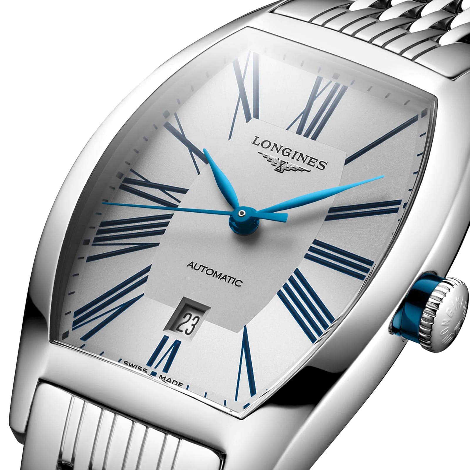 Longines Evidenza 26mm X 30.6mm Ladies Watch Stainless Steel L21424706 ...