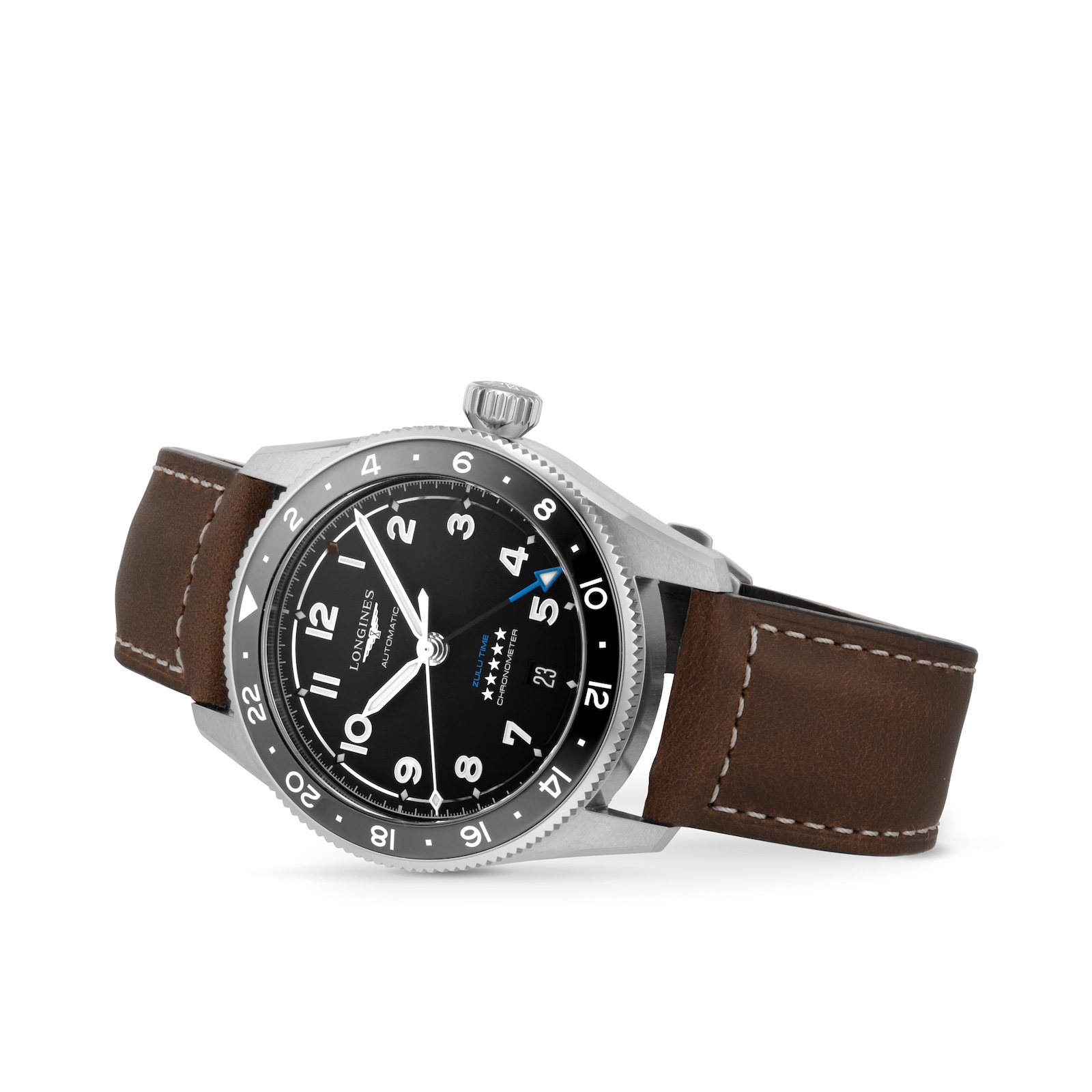 Longines Spirit Avigation 39mm Mens Watch Black L38024532 | Watches Of ...