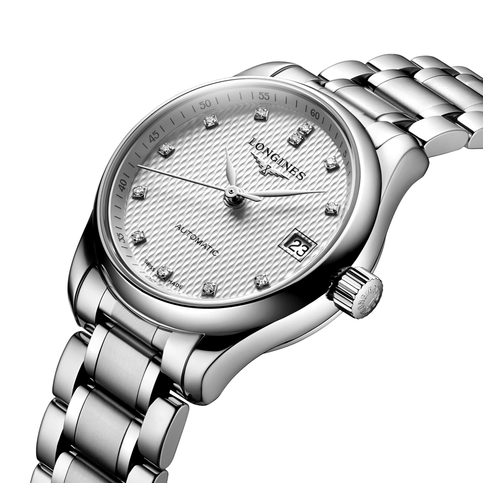Longines Master Collection 25.5mm Ladies Watch Silver L21284776 ...