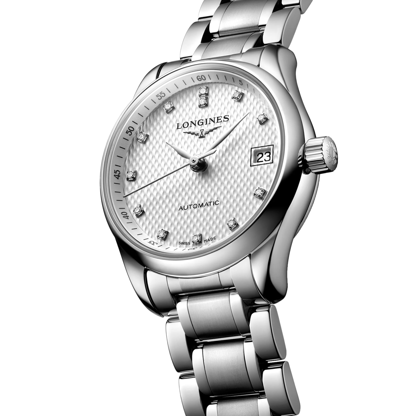 Longines Master Collection 25.5mm Ladies Watch Silver L21284776 ...
