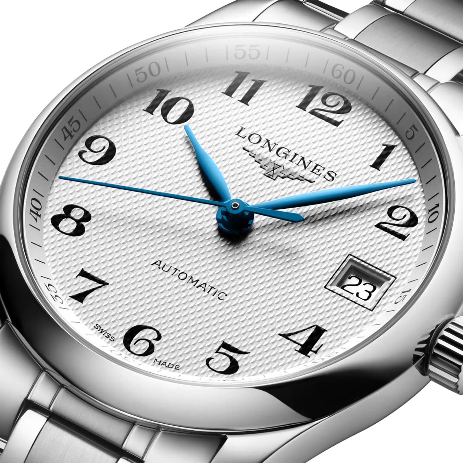 Longines Master Collection 34mm Ladies Watch Stainless Steel L23574786 ...