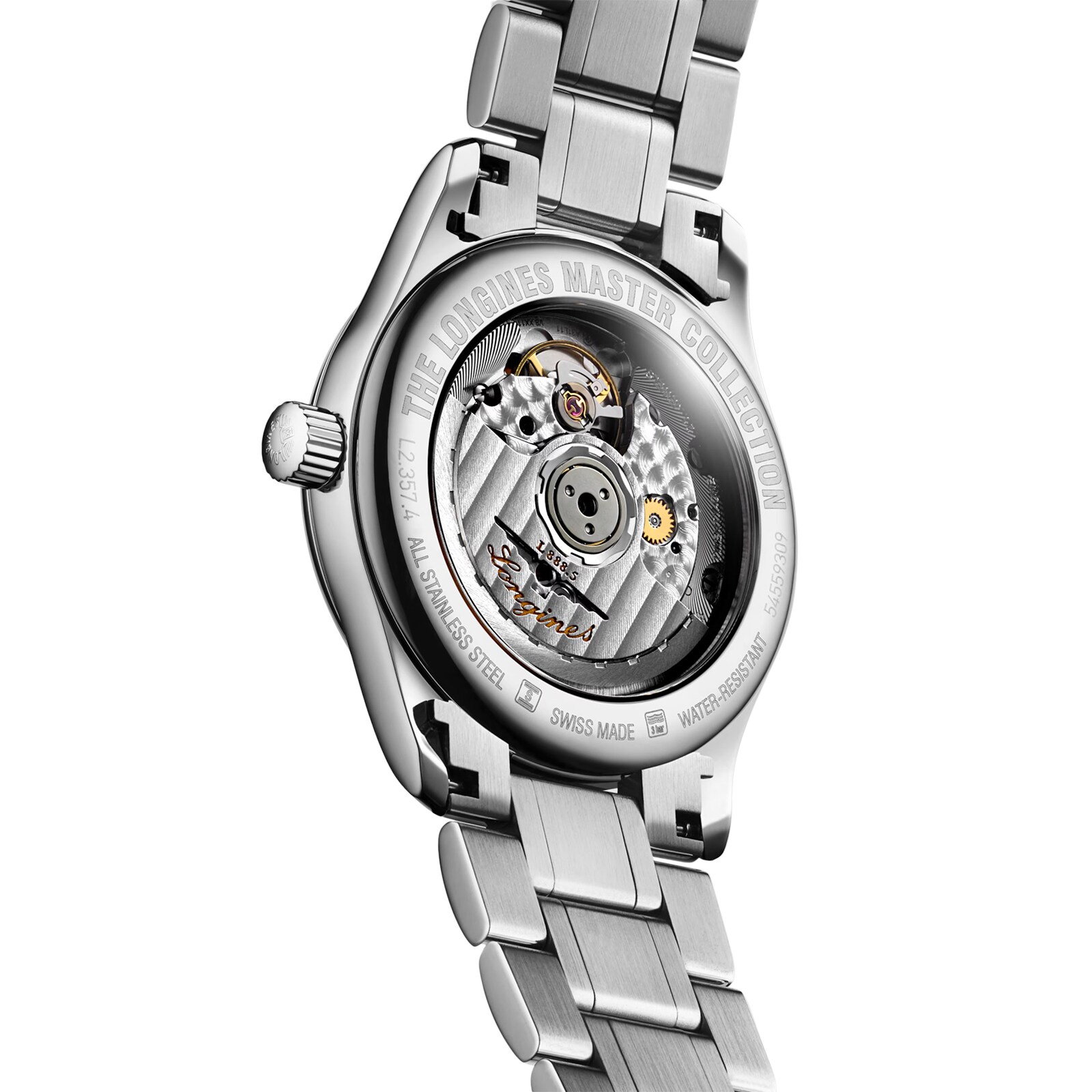 Longines Master Collection 34mm Ladies Watch Stainless Steel L23574786 ...