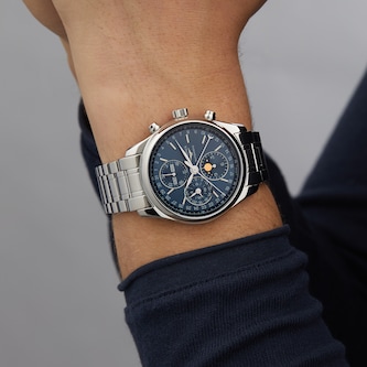 Longines Master Collection 42mm Mens Watch Sunray Blue L27734926 ...