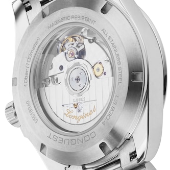 Longines Conquest 41mm Mens Watch Silver L38304726 | Goldsmiths