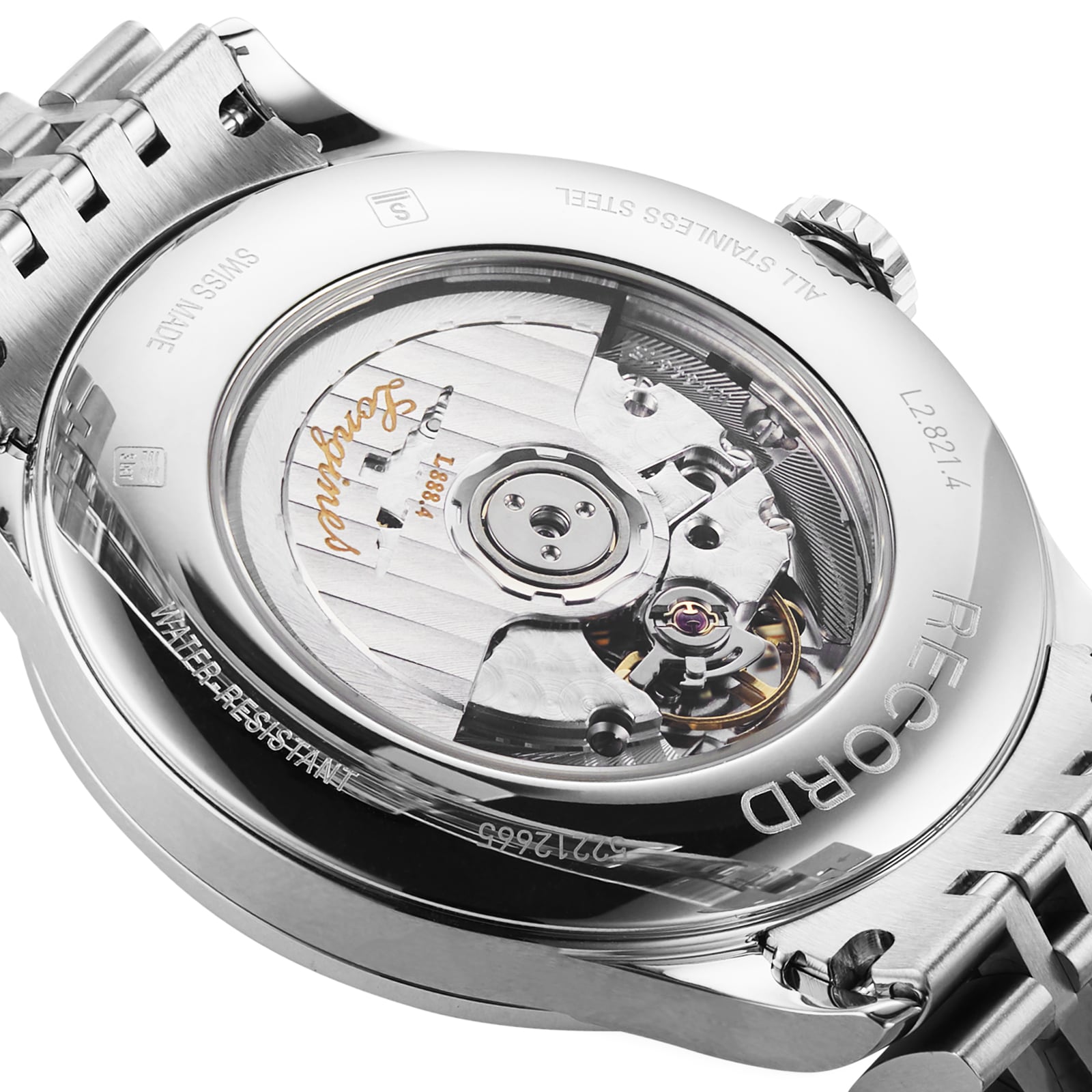 Longines Record 40mm Mens Watch Sunray Blue L28214966 | Goldsmiths