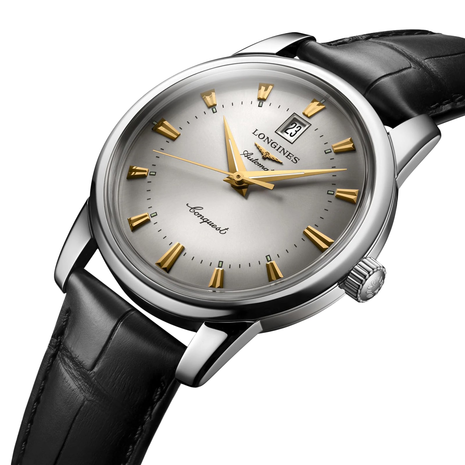 Longines Conquest Heritage Mens Watch Sunray Silver L16454754 | Watches ...