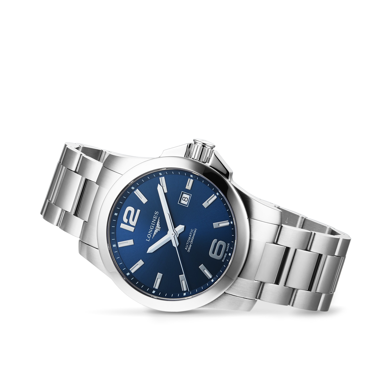 Longines Conquest 43mm Mens Watch Blue L37784966 | Watches Of ...