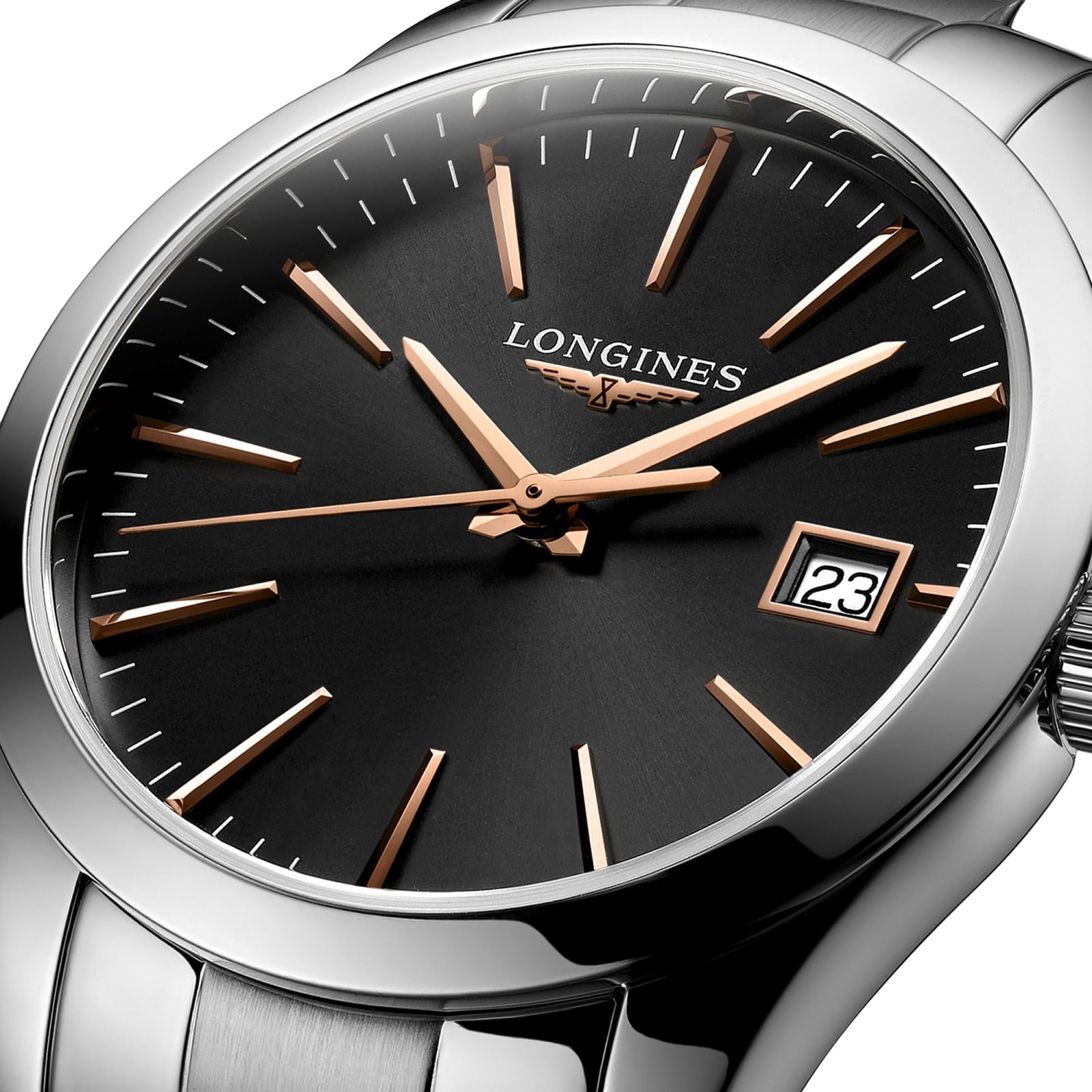 Longines Conquest Classic 34mm Ladies Watch Black L23864526 | Goldsmiths