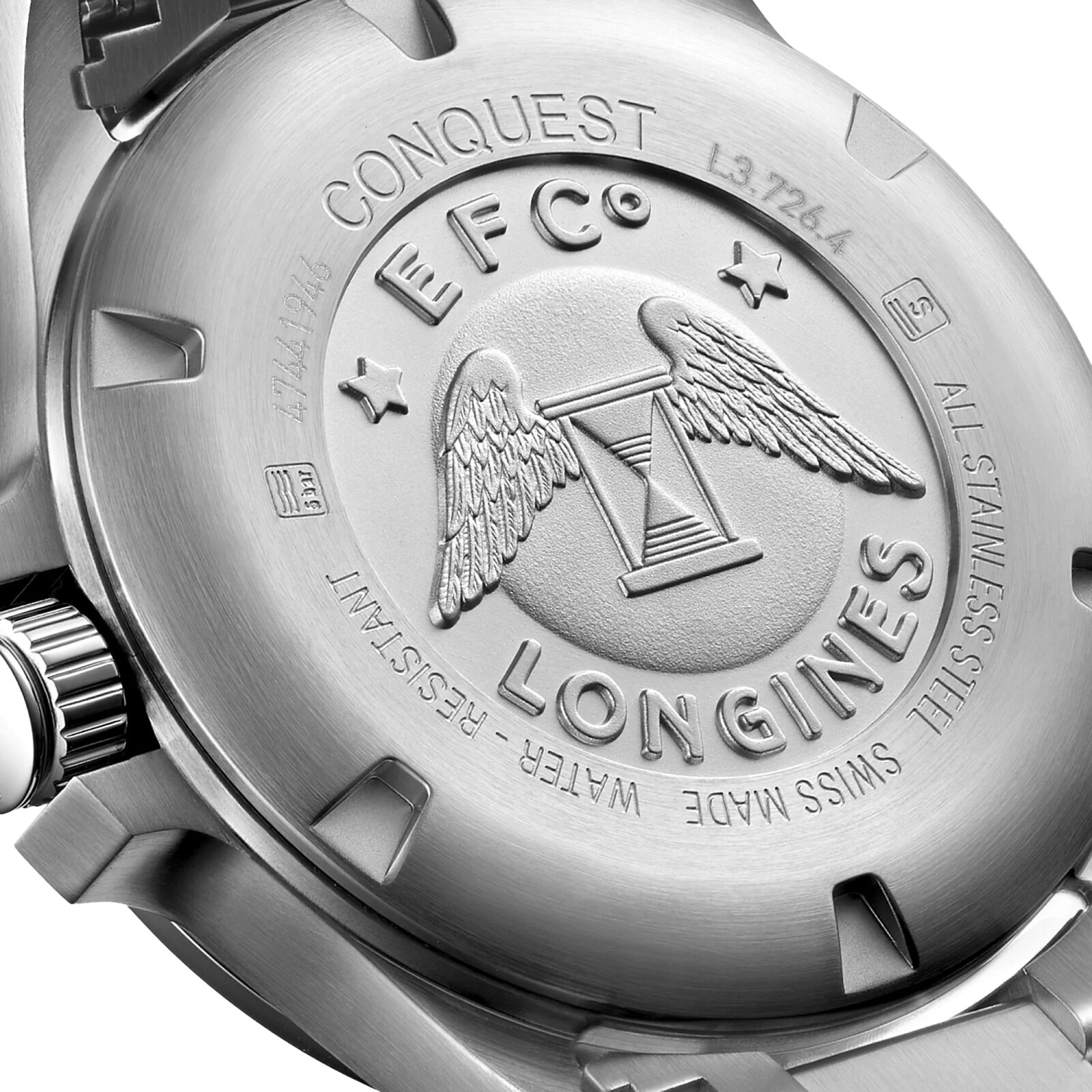 Longines Conquest V.H.P 43mm Mens Watch Silver L37264766 | Goldsmiths