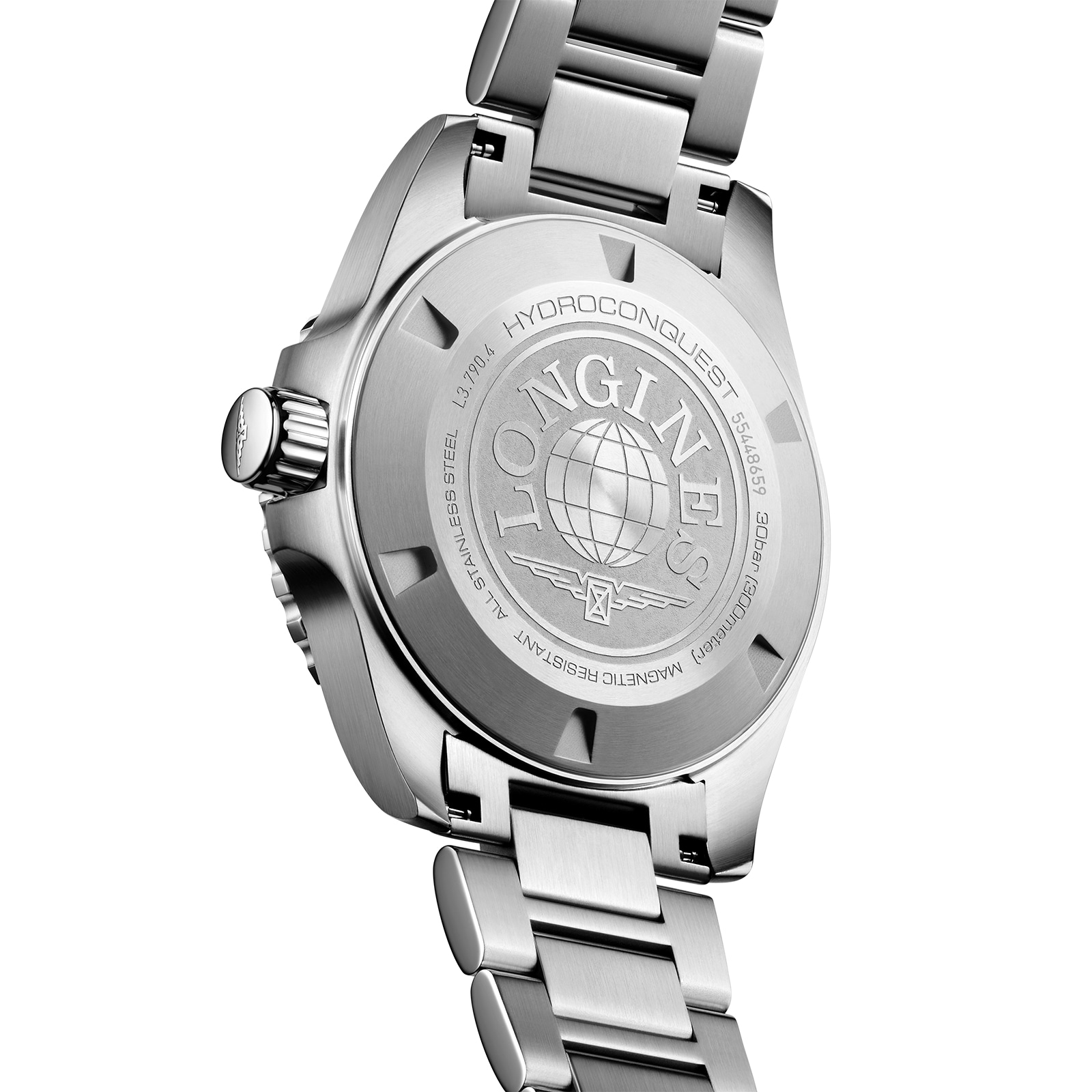 Longines Hydroconquest 41mm Mens Watch Brown Stainless Steel L37904666 ...