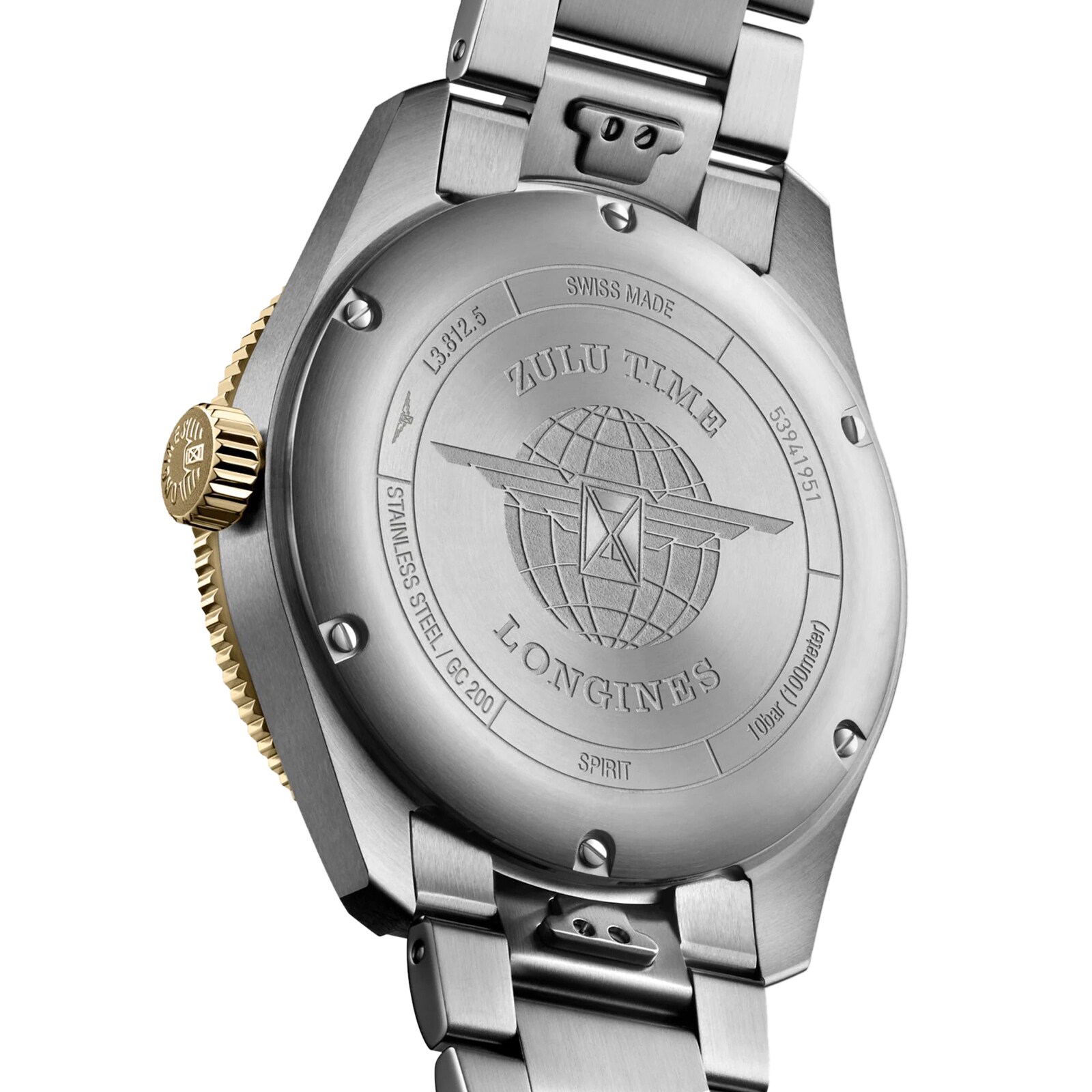 Longines Spirit Zulu Time 42mm Mens Watch L38125536 | Goldsmiths