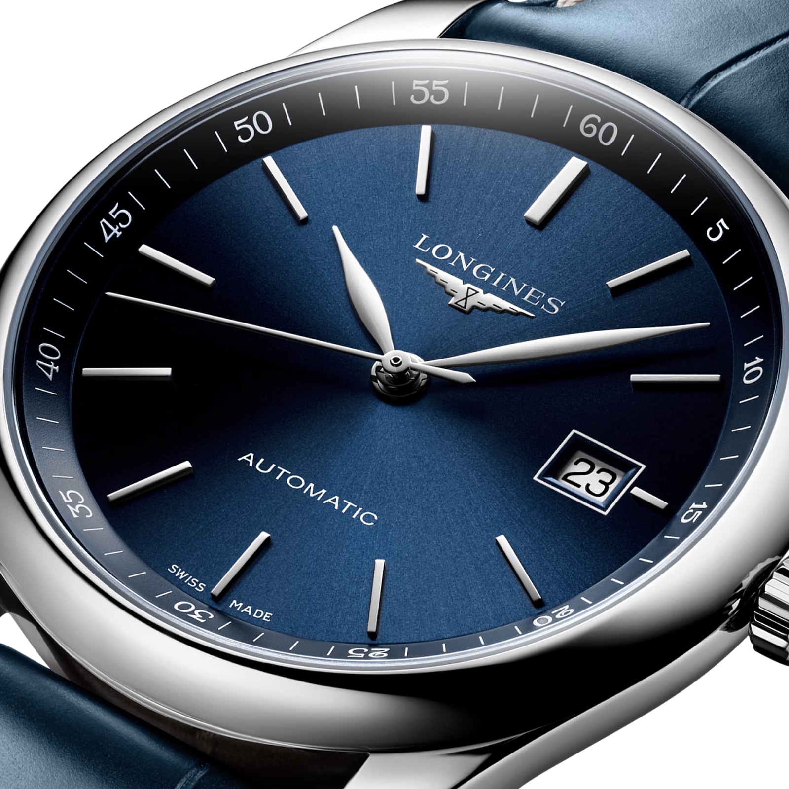 Longines Master Collection 40mm Mens Watch Blue L27934920 | Goldsmiths