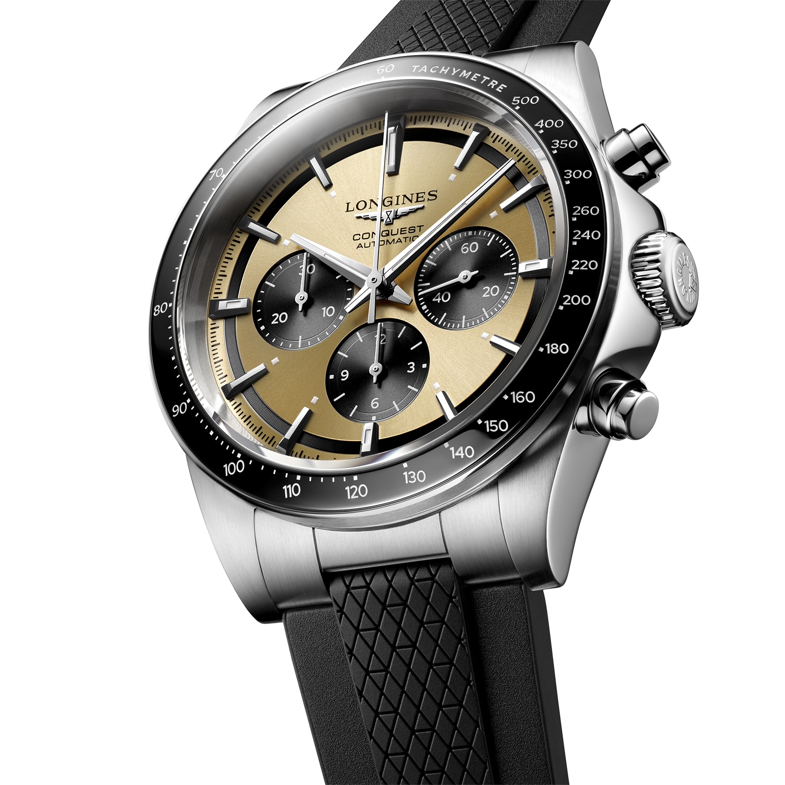 Longines Conquest 42mm Mens Watch Brown L38354329 | Goldsmiths