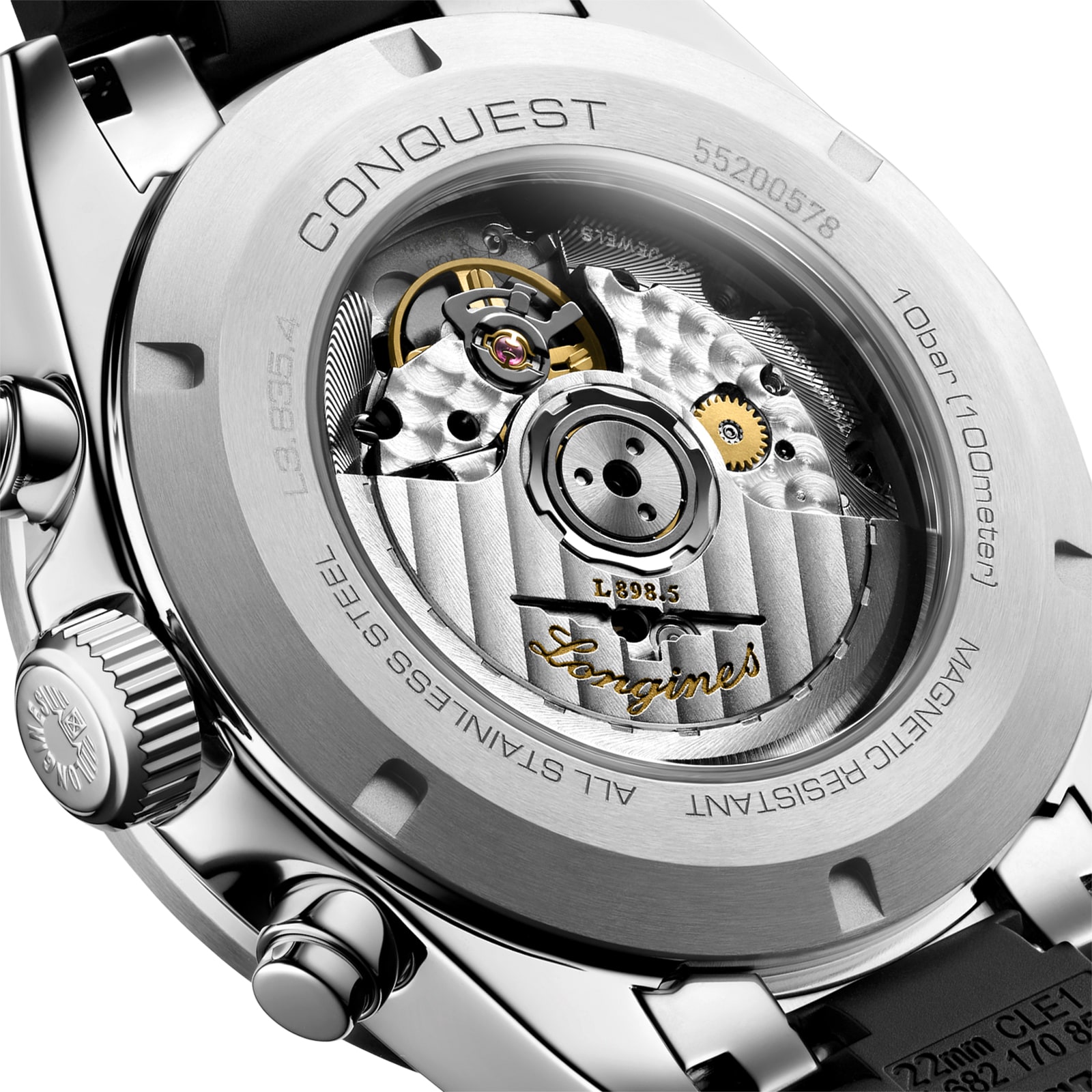 Longines Conquest 42mm Mens Watch Brown L38354329 | Goldsmiths