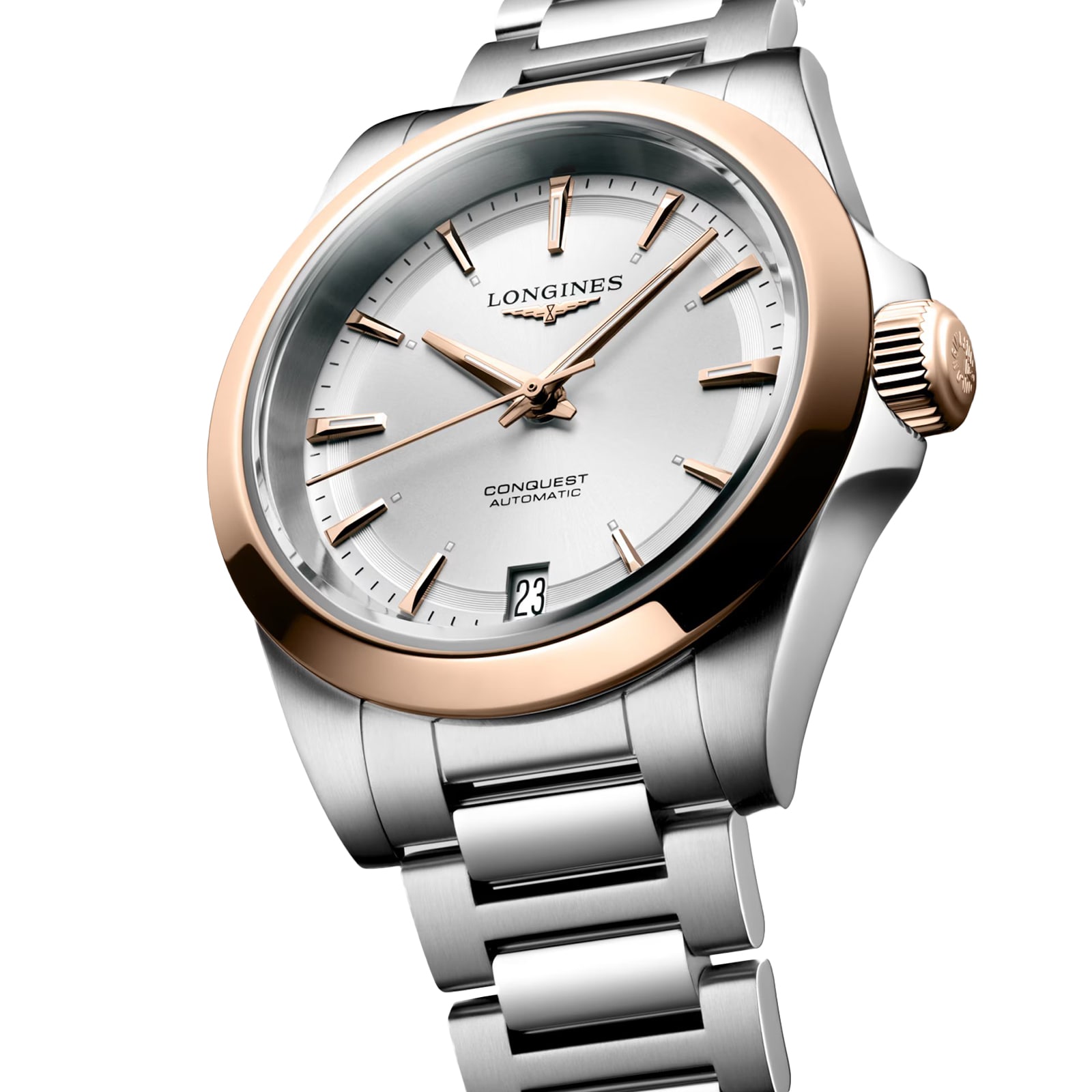 Longines Conquest 34mm Ladies Watch Silver L34305726 | Mappin and Webb