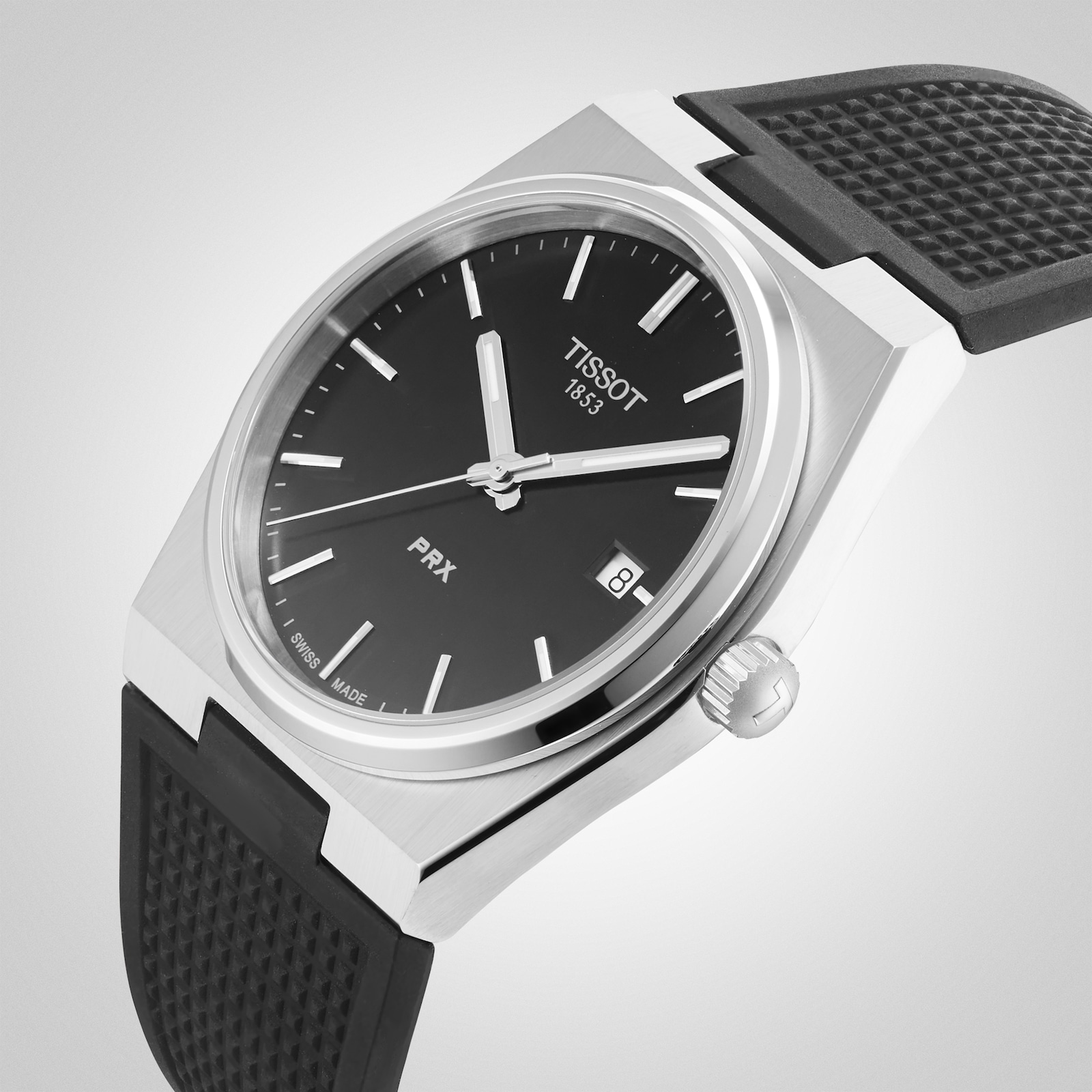 Tissot PRX 40mm Mens Watch Black T1374101705100 | Goldsmiths