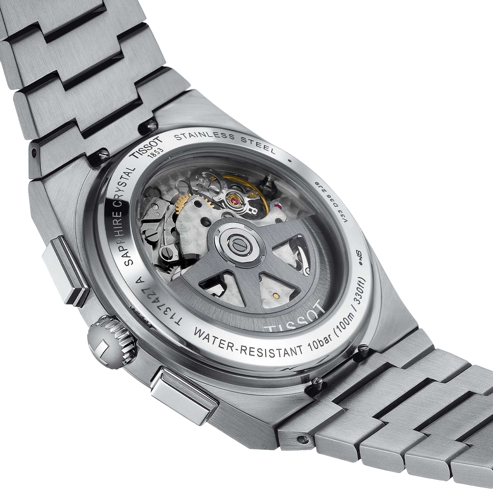 Tissot PRX Automatic Chronograph 42mm Mens Watch White T1374271101101 ...