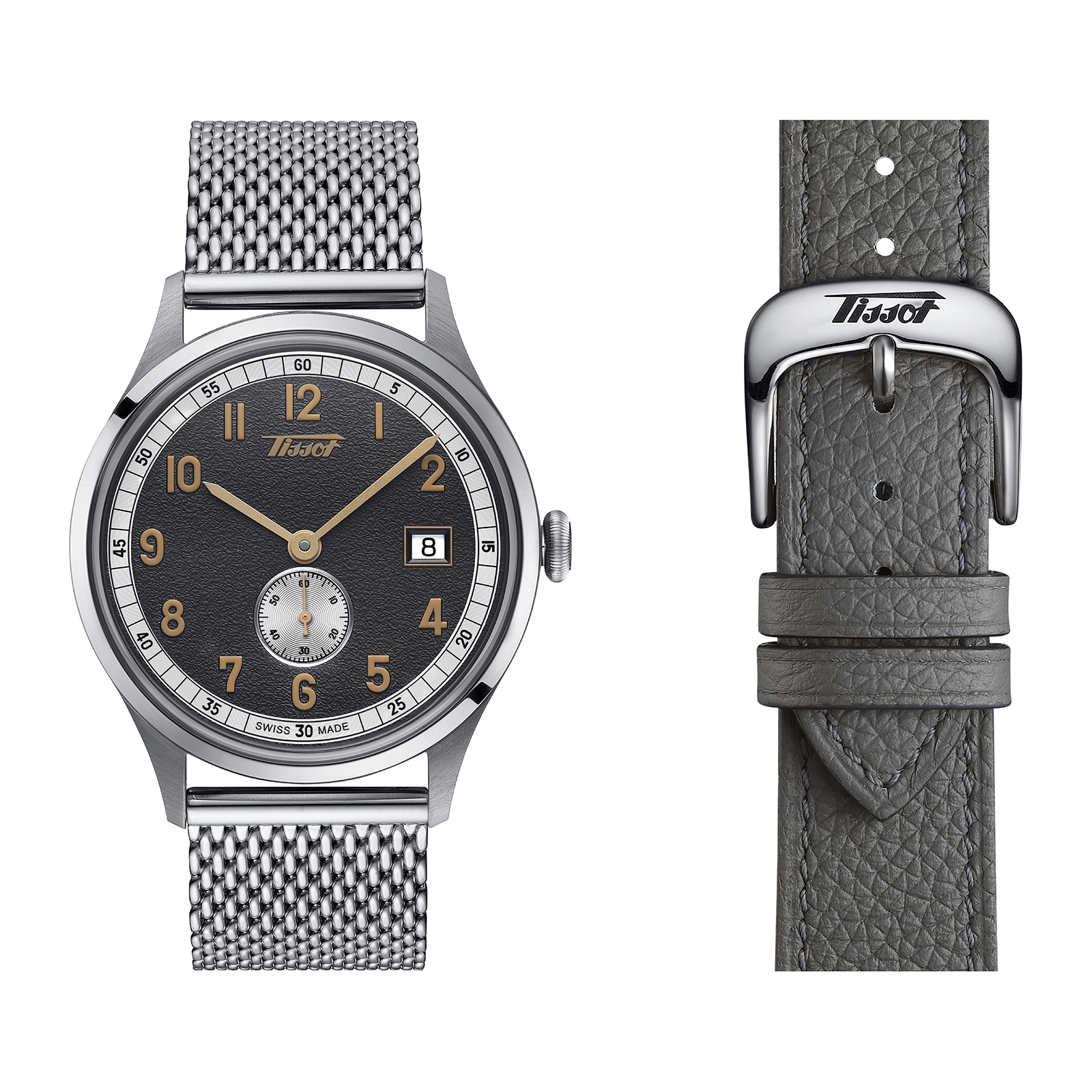 Tissot Heritage Small Second 1938 COSC 39mm Mens Watch T1424281108200 ...