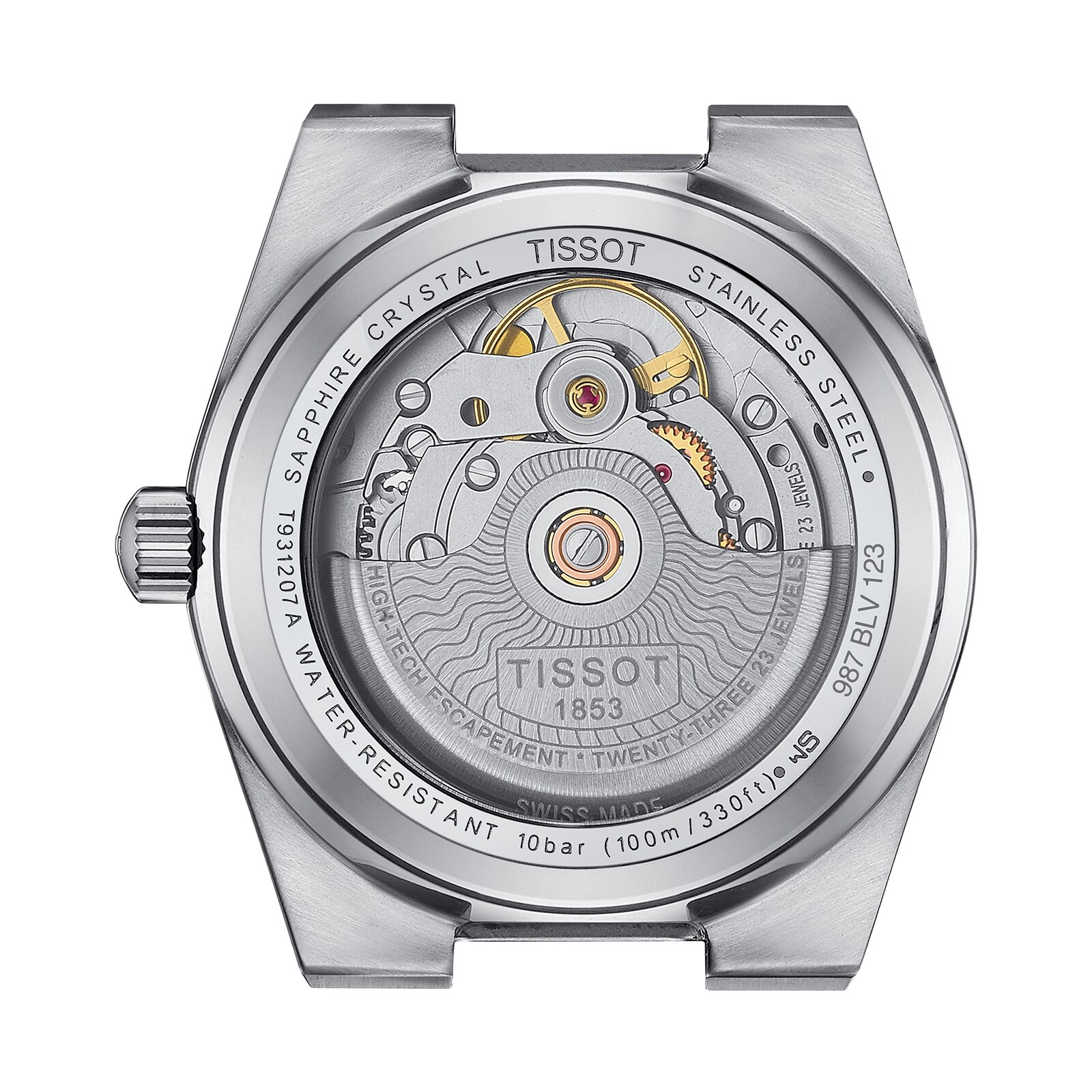 Tissot PRX Powermatic 80 35mm Steel and 18K Gold Bezel Ladies Watch ...