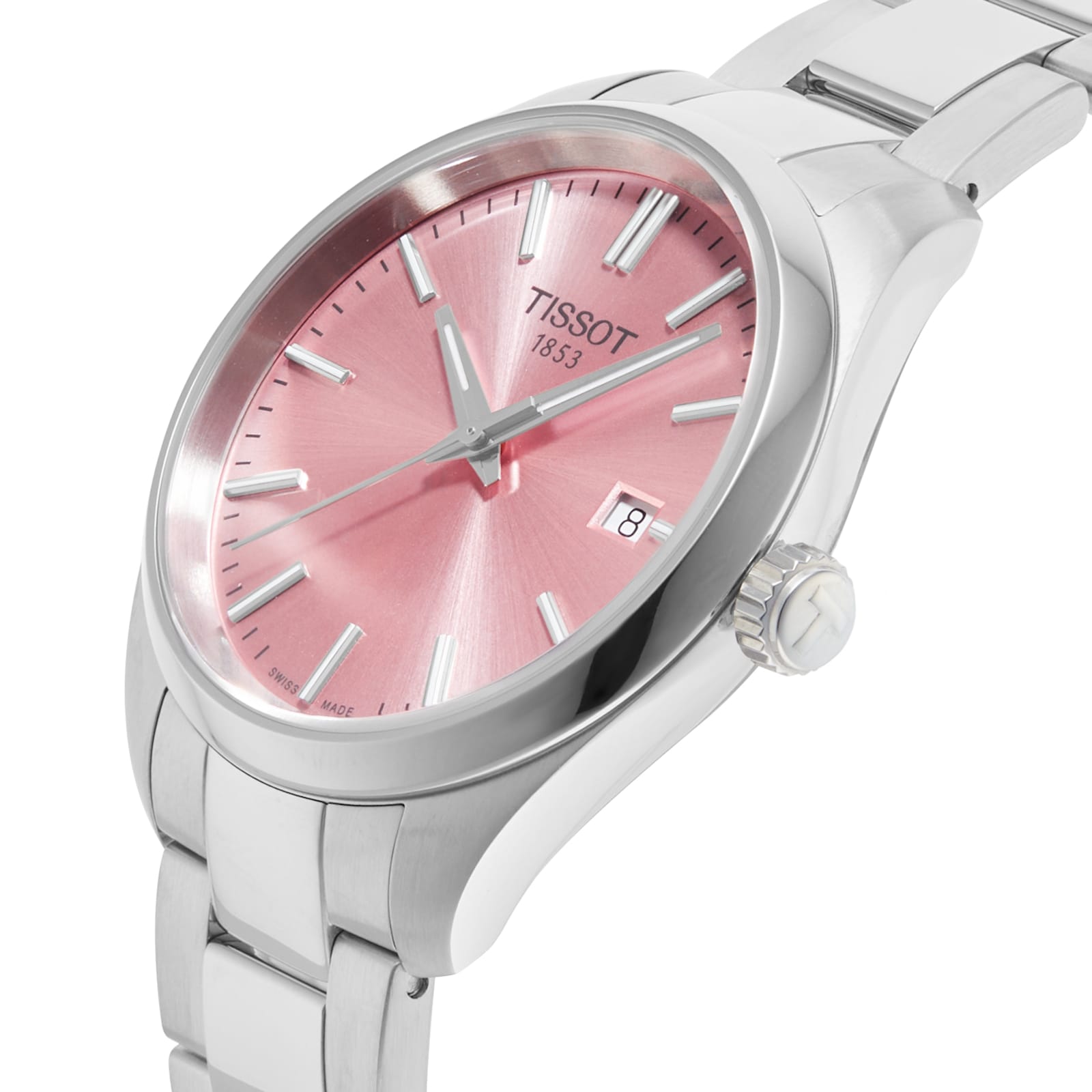 Tissot PR 100 Quartz 34mm Unisex Watch Pink T1502101133100 | Goldsmiths