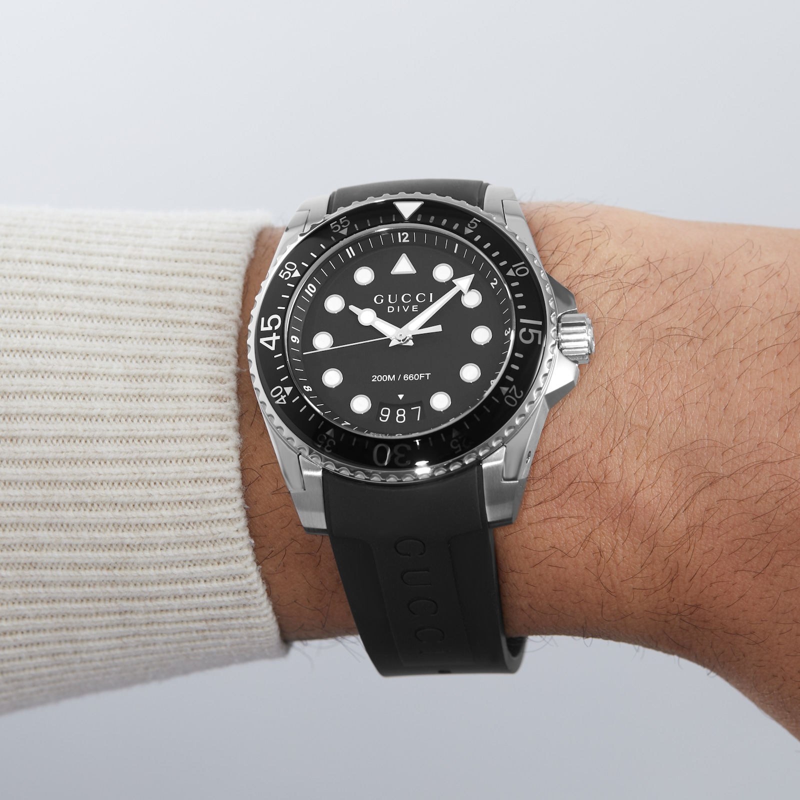 Gucci Gucci Dive Watch, 45mm YA136204B | Goldsmiths