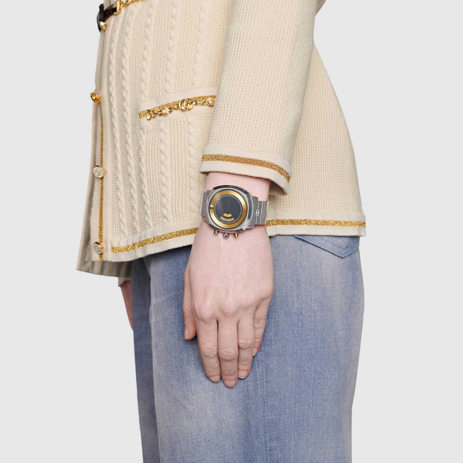 Gucci Disney X Gucci Grip watch, 40mm YA157307 | Watches Of Switzerland UK