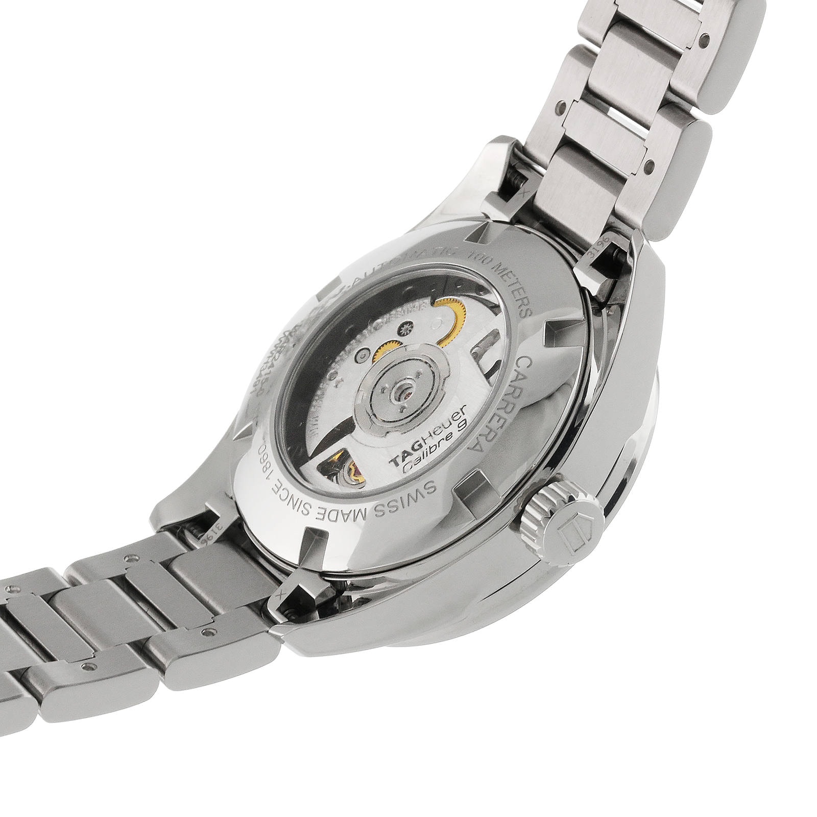 TAG Heuer Carrera Calibre 9 Automatic 28mm Ladies Watch WAR2415.BA0776 ...