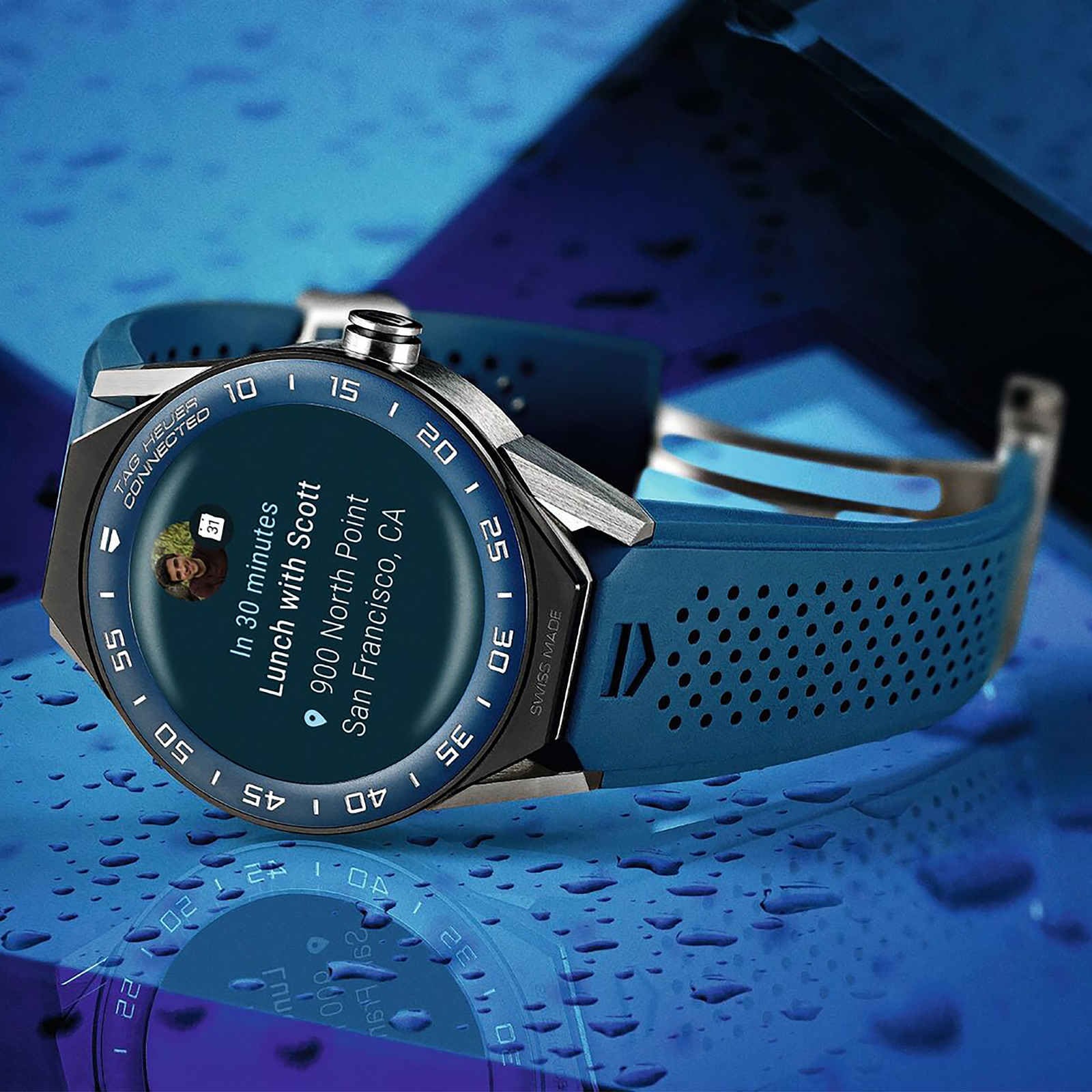 TAG Heuer Connected Modular 45 Titanium Mens Watch Smart Watch ...