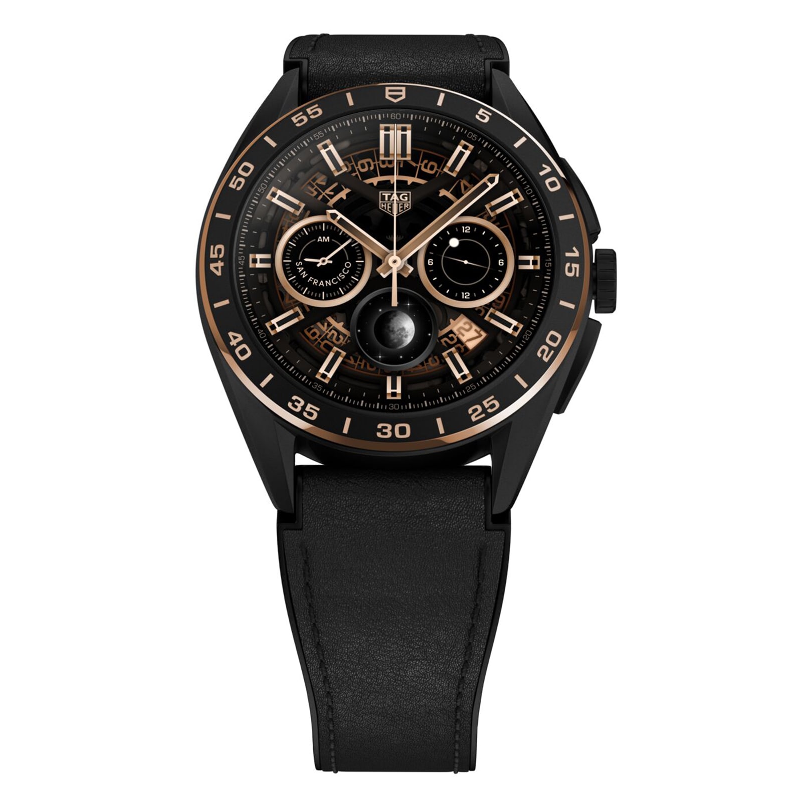 TAG Heuer Connected Calibre E4 Bright Black Edition 45mm Mens Watch ...
