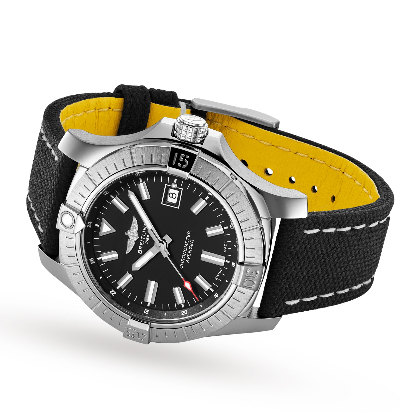 Breitling Avenger Automatic 43 Stainless Steel Watch A17318101B1X2 ...