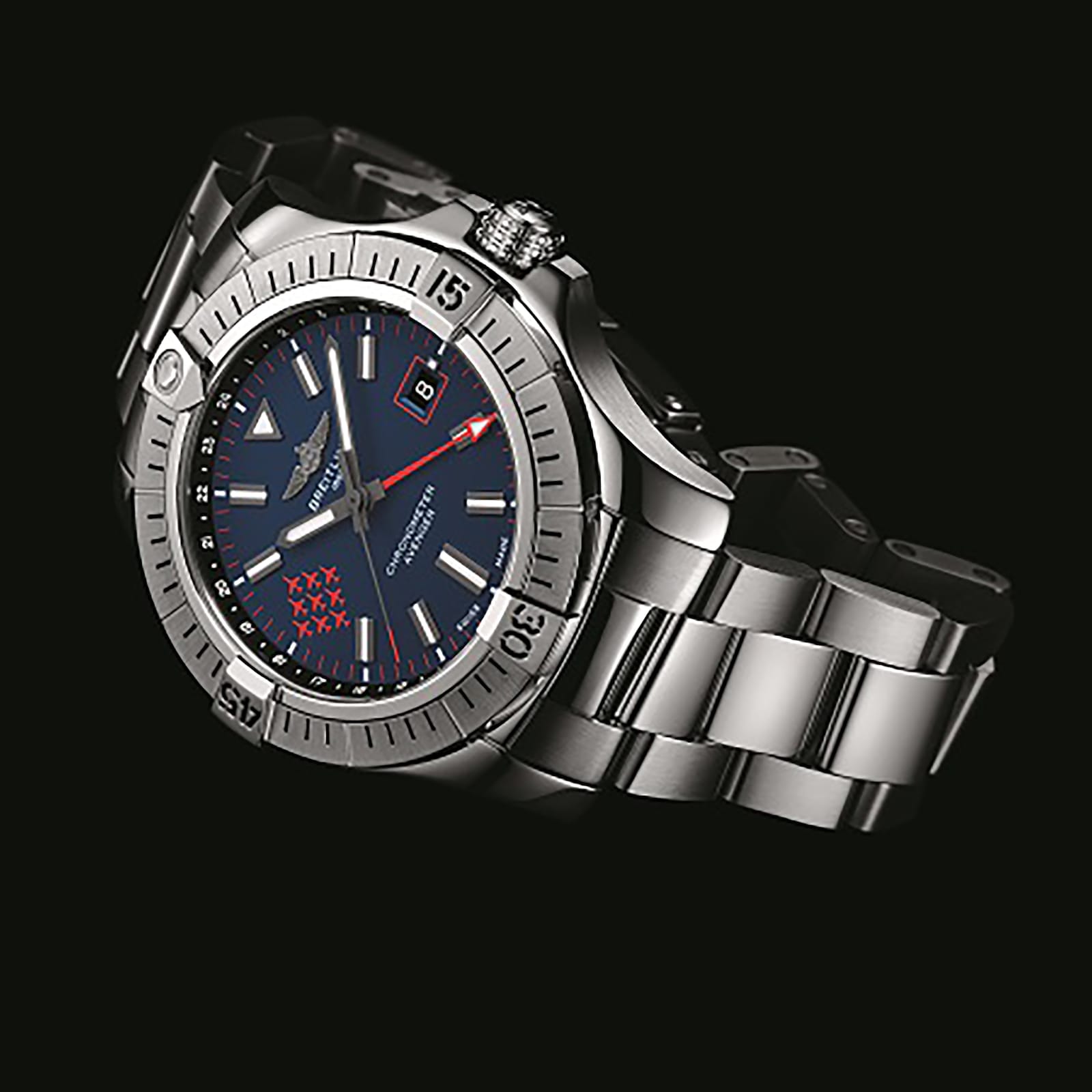 Breitling Exclusive Avenger Royal Air Force Red Arrows Limited Edition ...