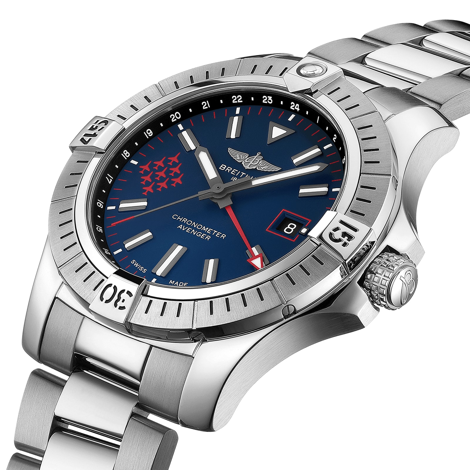 Breitling Exclusive Avenger Royal Air Force Red Arrows Limited Edition ...