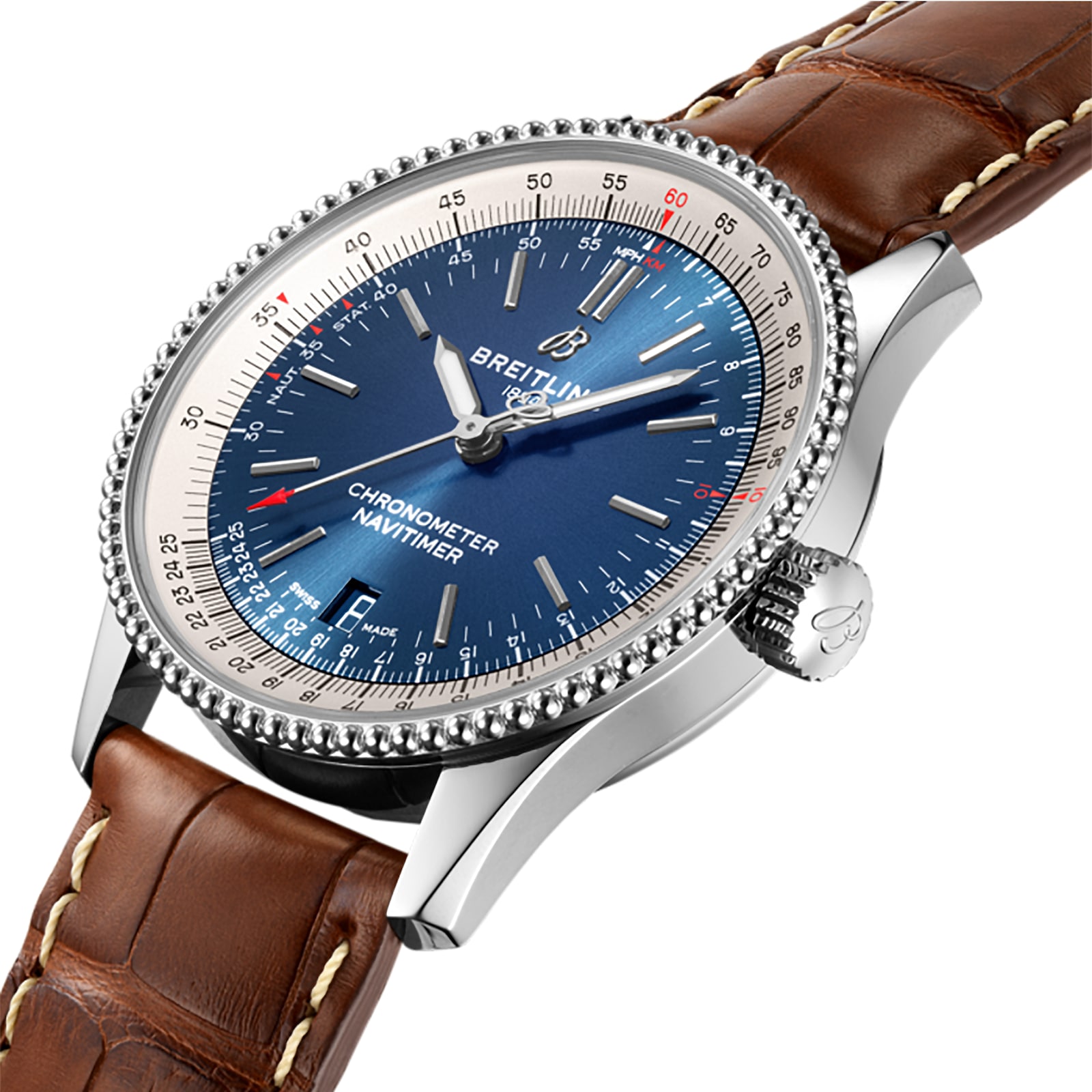 Breitling Navitimer Automatic 38 Stainless Steel Watch A17325211C1P4 ...