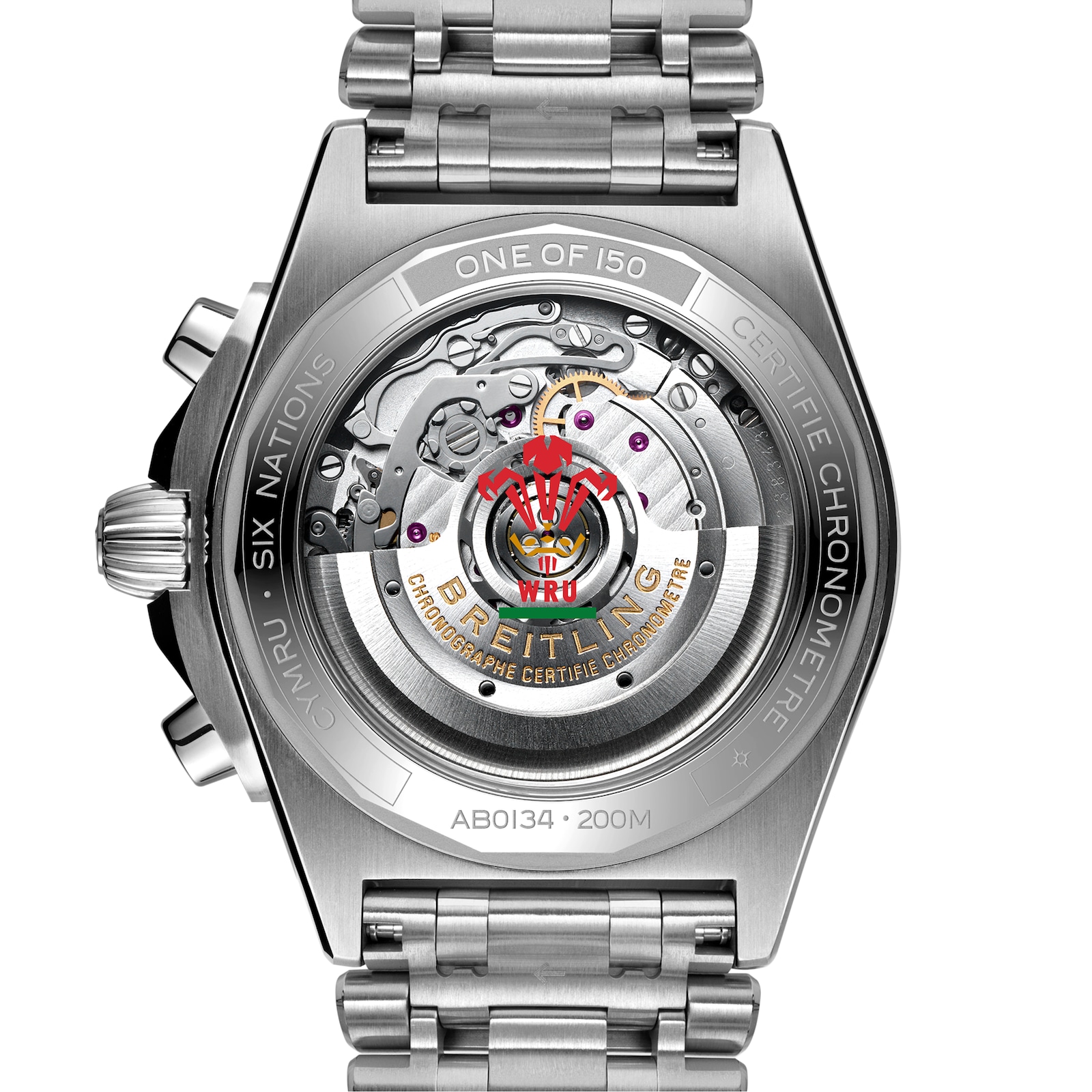 Breitling Chronomat B01 42 Six Nations Limited Edition Wales Watch ...