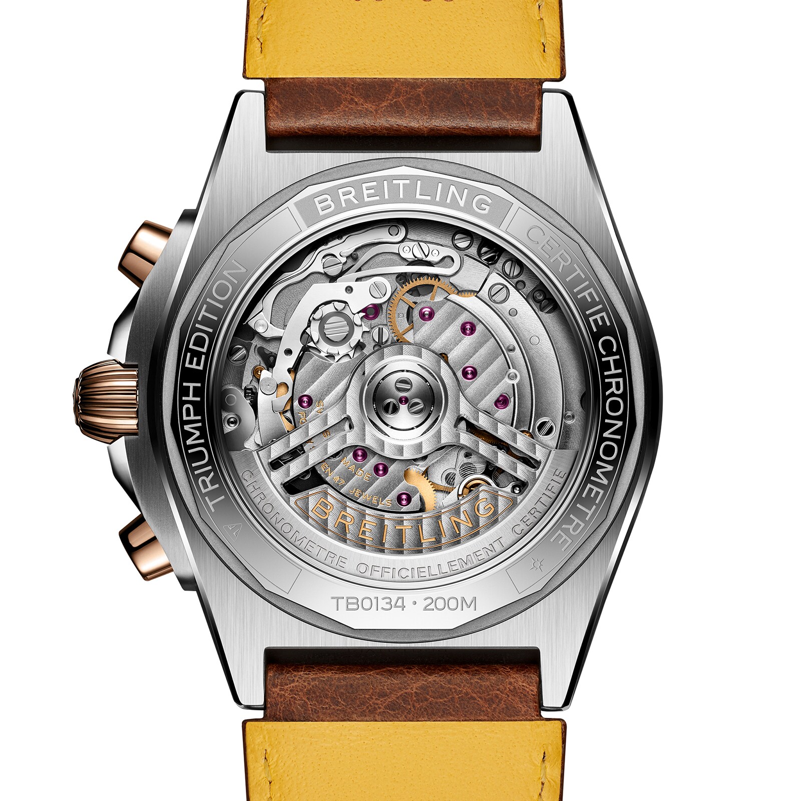 Breitling Chronomat B01 Triumph 42mm Mens Watch Grey TB0134101M1X1 ...