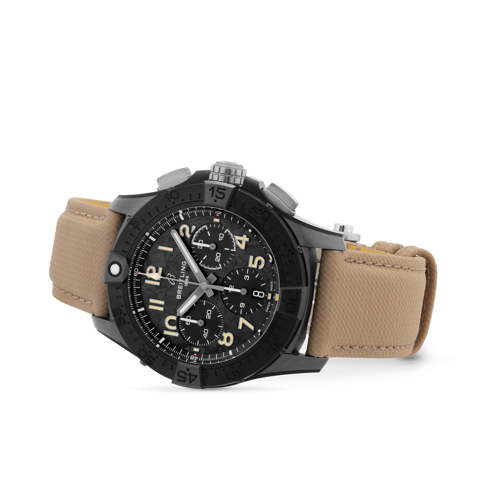 Breitling Avenger B01 Chronograph Night Mission 42mm Mens Watch Beige ...