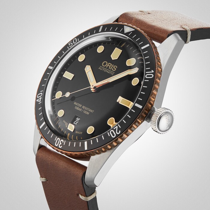 Oris Heritage Mens Watch 173377074354 | Goldsmiths