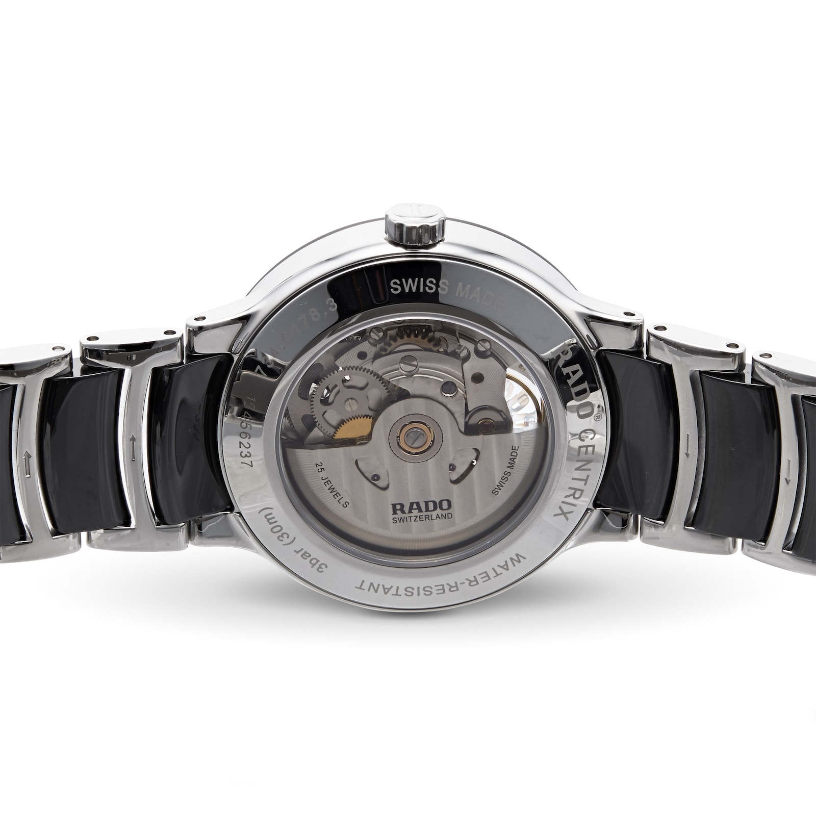 Rado Centrix Skeleton 38mm Mens Watch R30178152 | Mappin and Webb