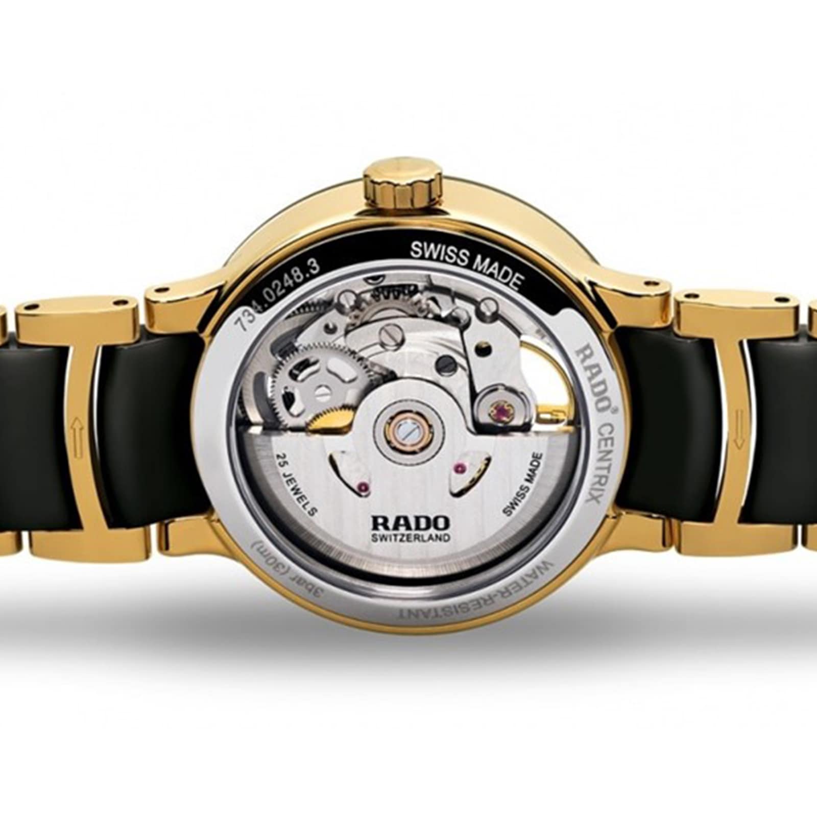 Rado Centrix Open Heart 33mm Ladies Watch R30246712 | Goldsmiths