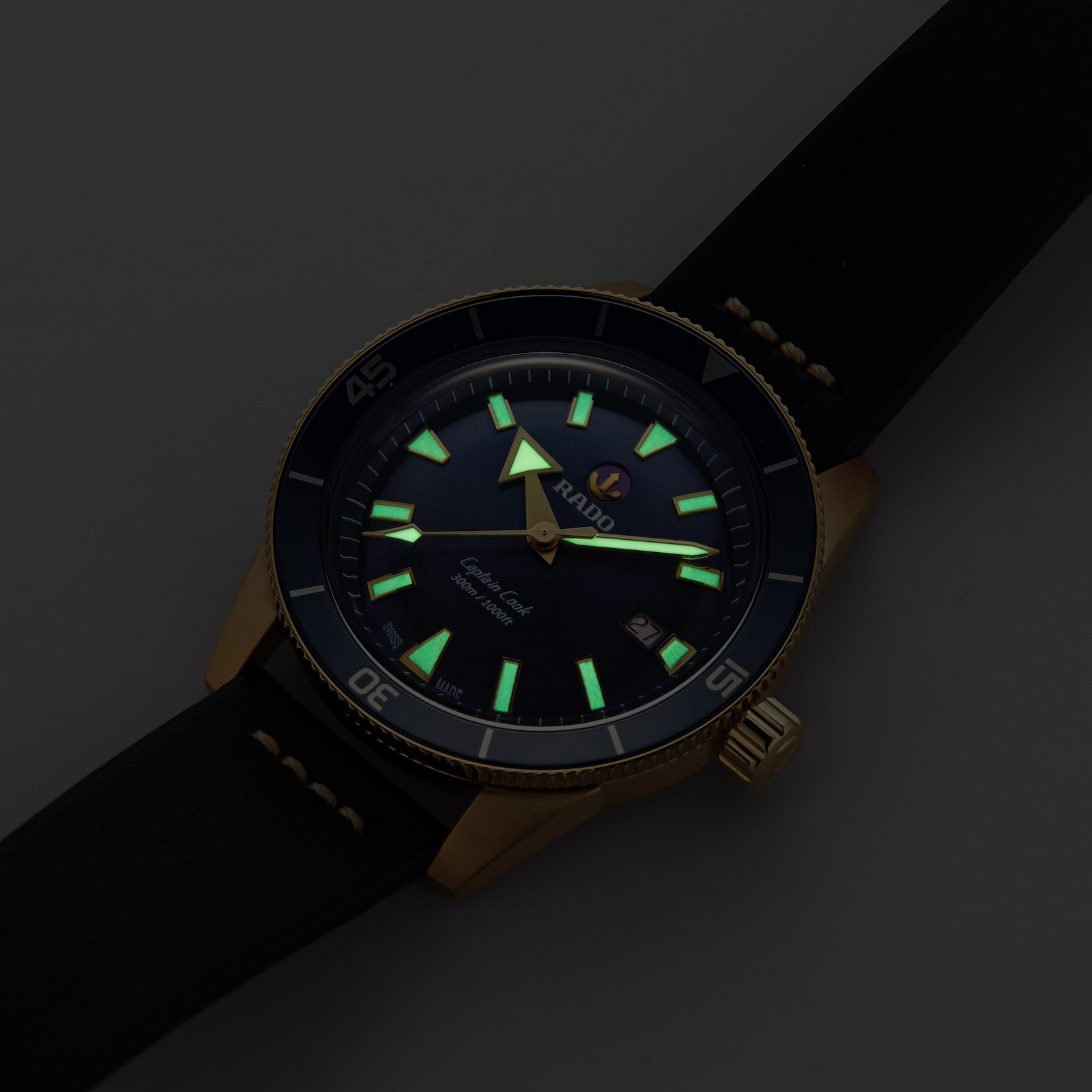 Rado Captain Cook Automatic Bronze Mens Watch R32504306 | Goldsmiths