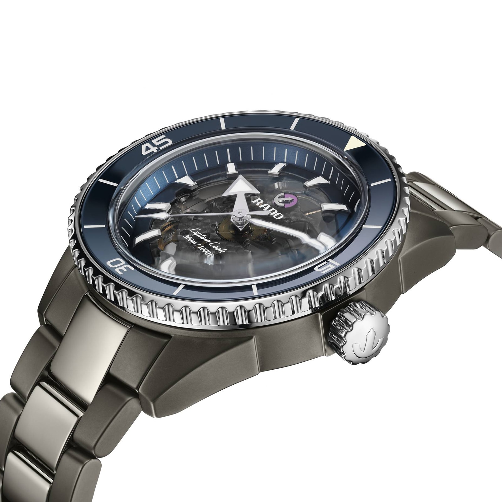 Rado Captain Cook 43mm Mens Watch R32128202 | Watches Of Switzerland UK