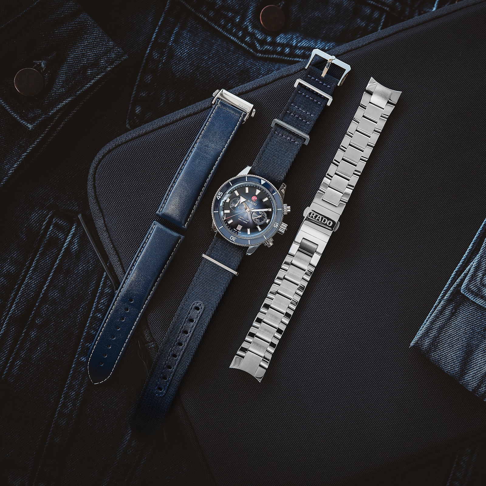 Rado Captain Cook Chronograph 43mm R32145208 | Watches Of Switzerland UK