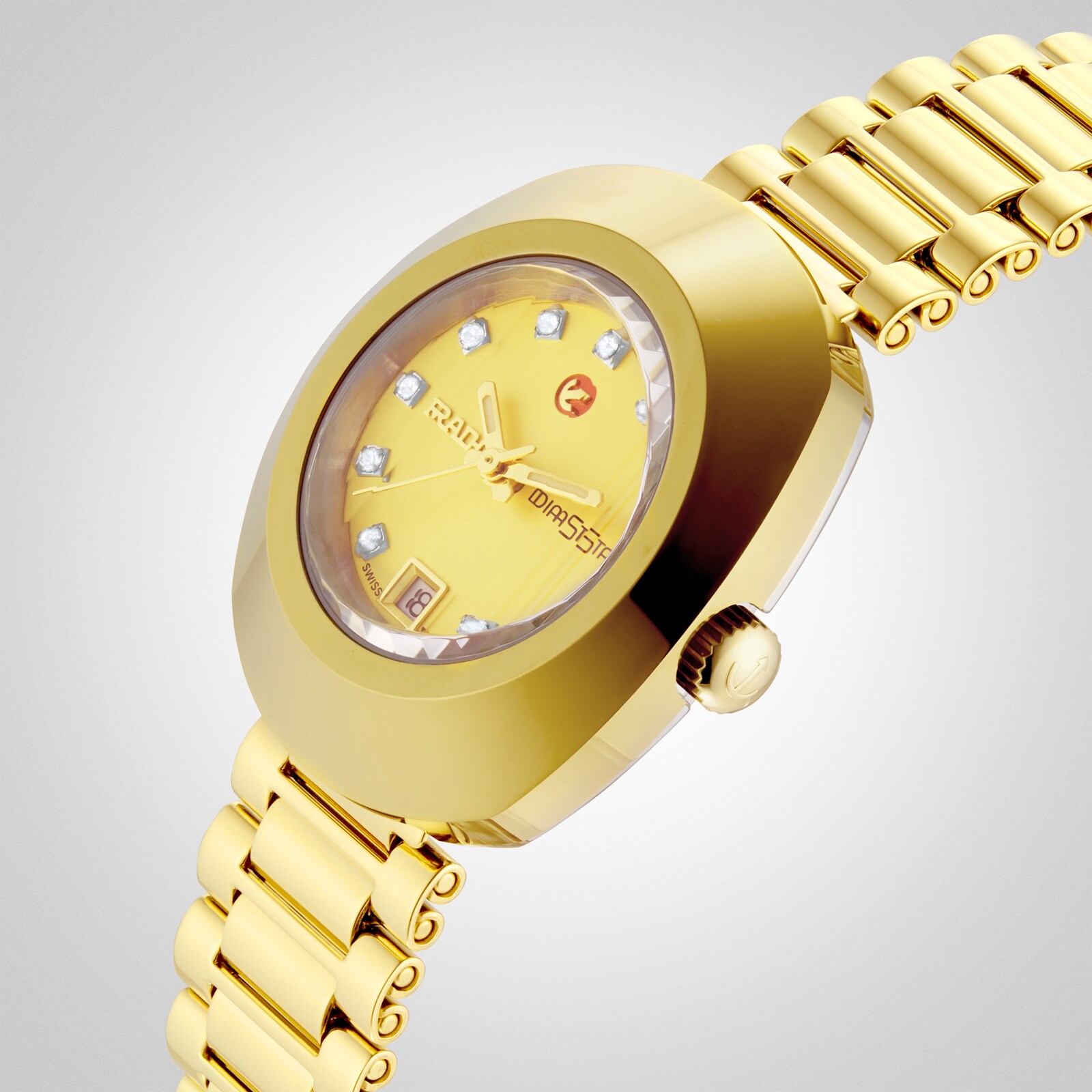Rado DiaStar 27.3mm Ladies Watch Gold R12416633 | Goldsmiths