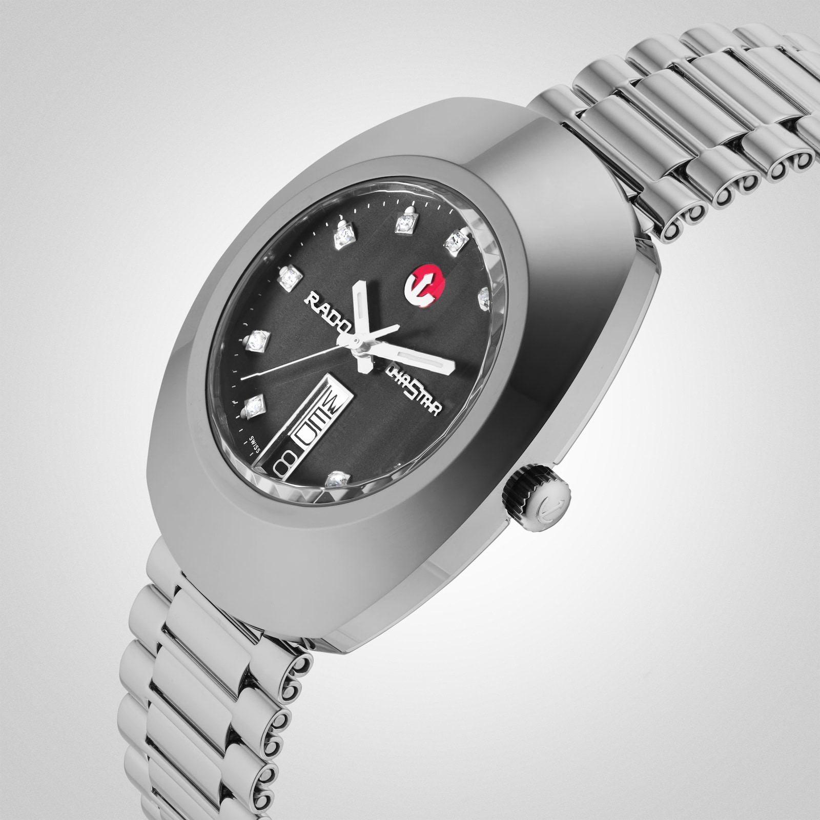 Rado DiaStar 35mm Unisex Watch Black R12408613 | Goldsmiths