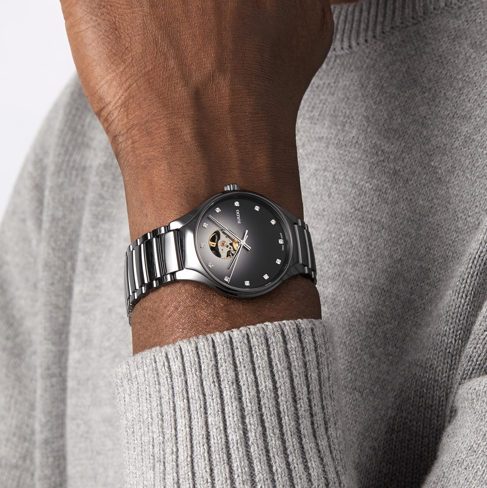 Rado True Secret Diamonds 40mm Mens Watch R27107732 | Mappin and Webb