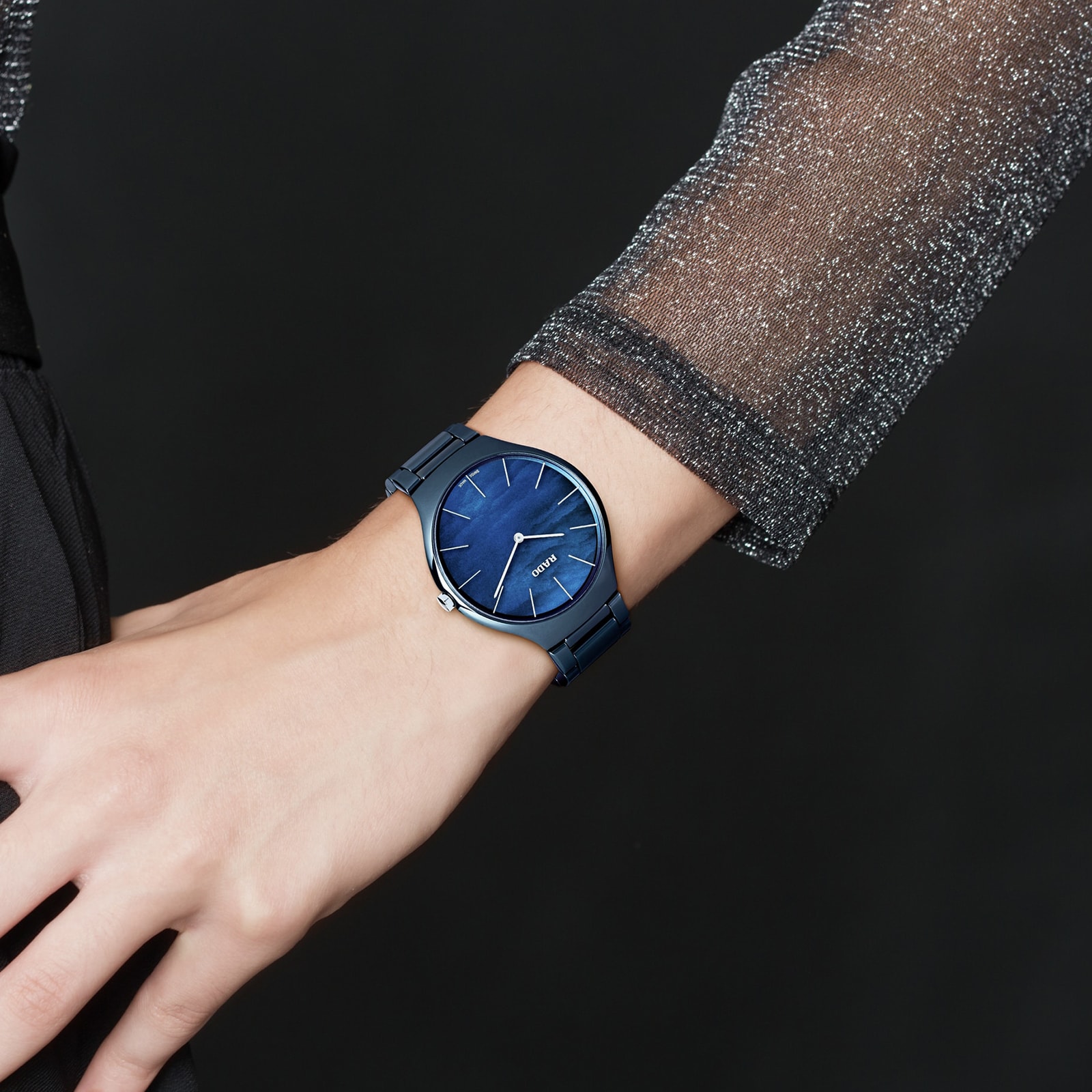 Rado True Thinline 39mm Unisex Watch Blue R27005902 | Watches Of ...